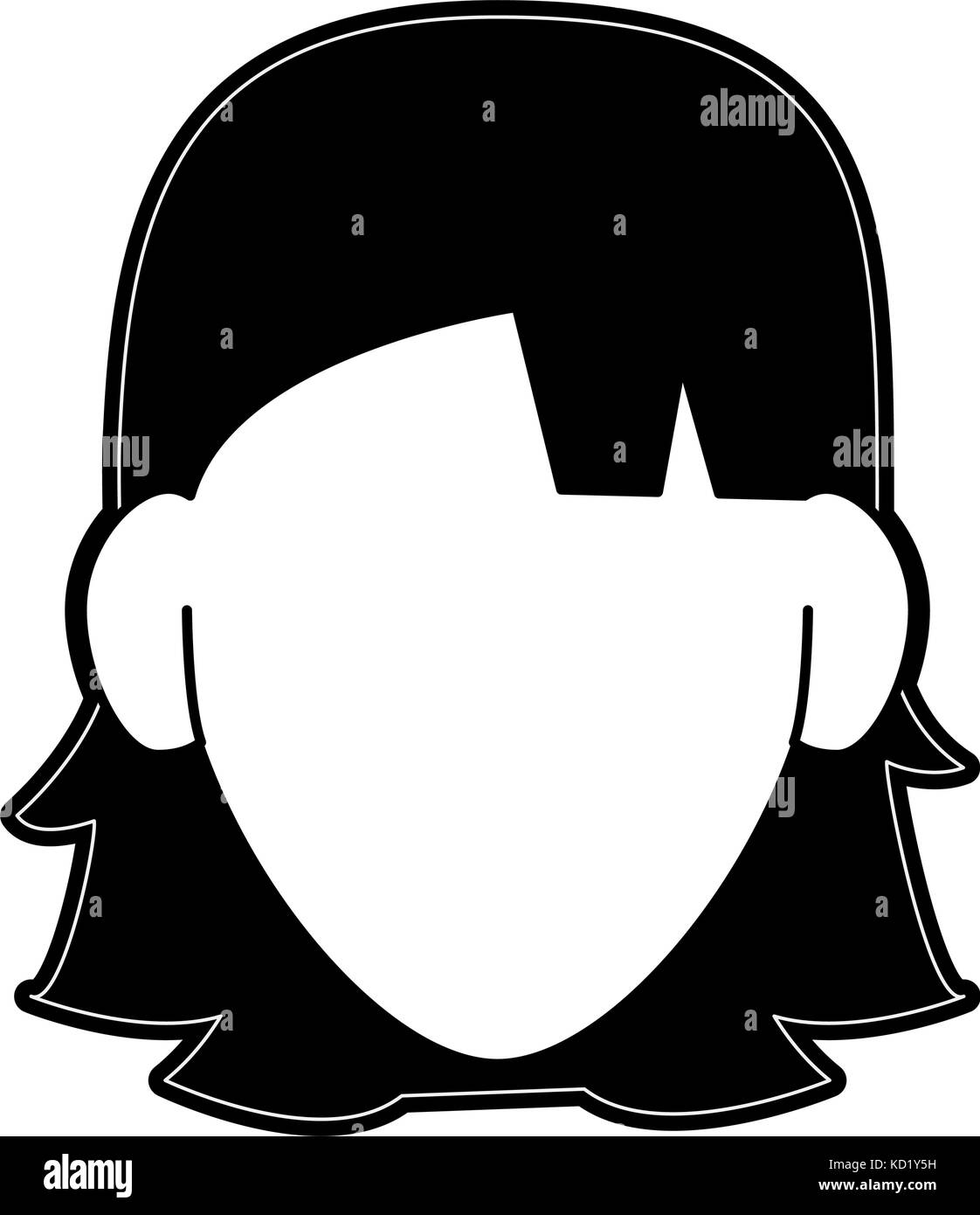 woman avatar head icon image Stock Vector Image & Art - Alamy