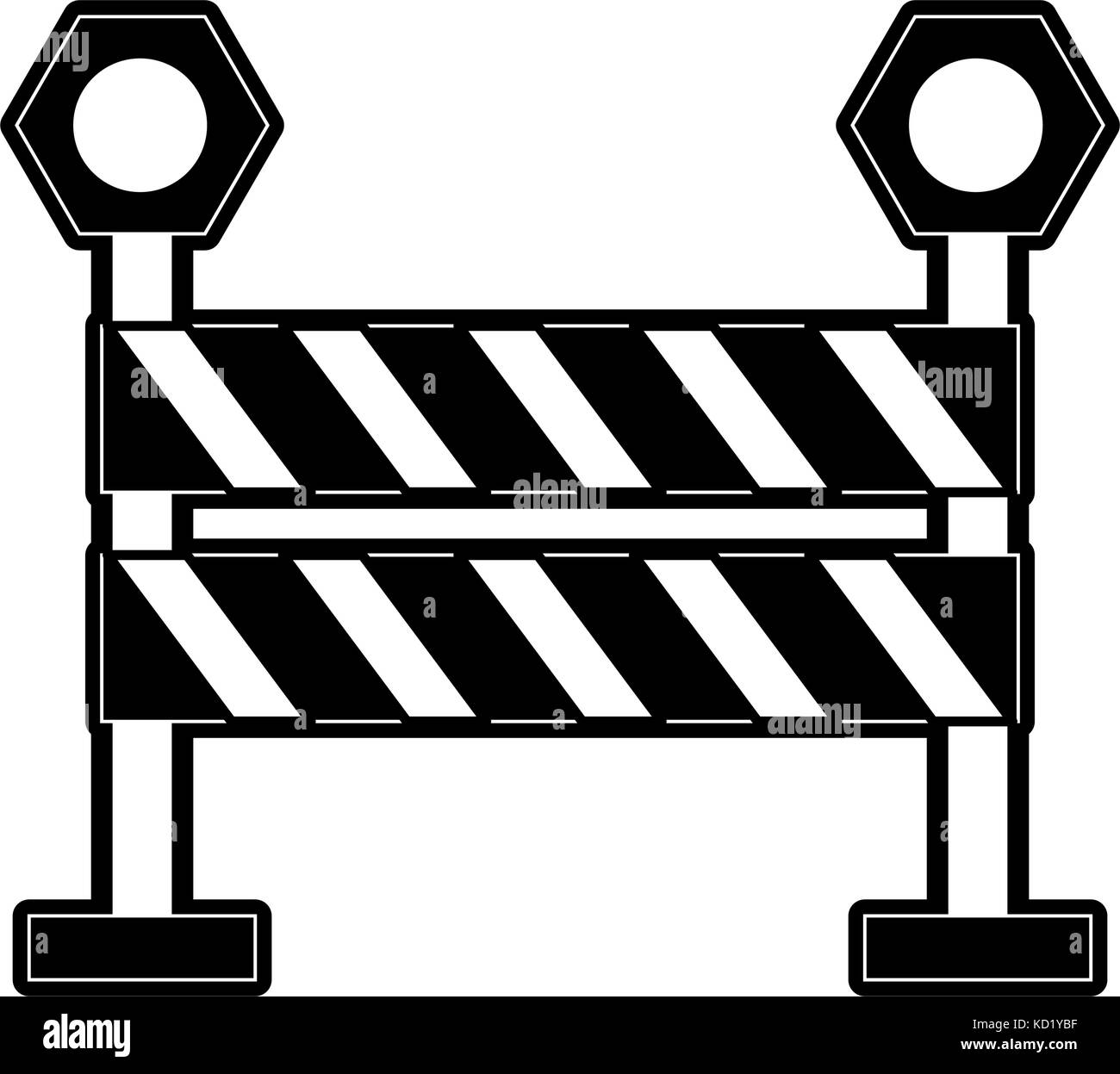 Roadblock concept Black and White Stock Photos & Images - Alamy
