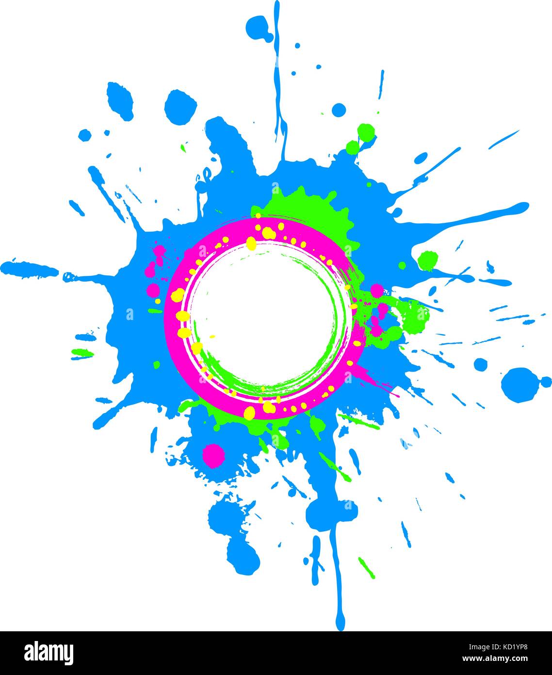 Circular grunge frame Stock Vector Image & Art - Alamy