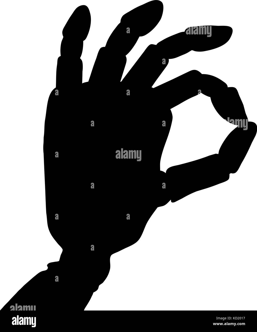 Artificial intelligence robotic hand Stock Vector Images - Alamy