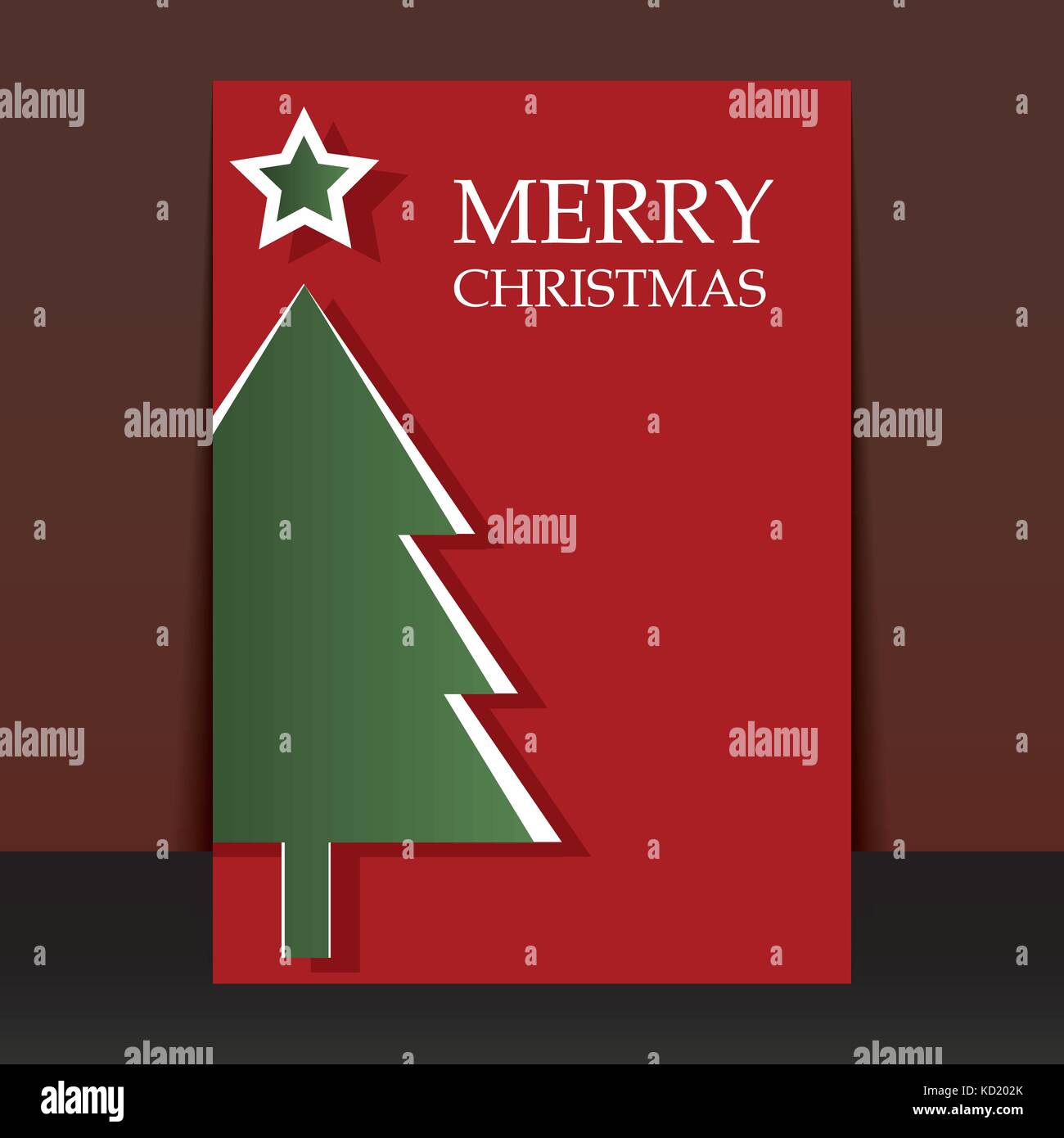 Christmas Flyer or Cover Design With Red Background - Abstract Template ...