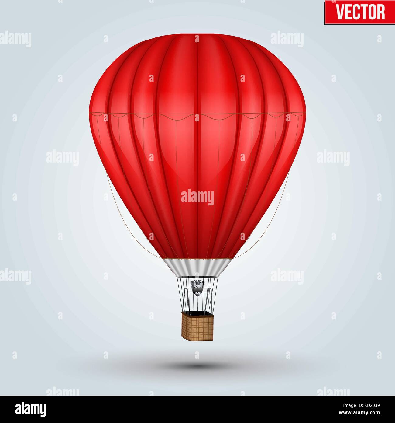 Hot Air Red balloon Stock Vector Image & Art - Alamy