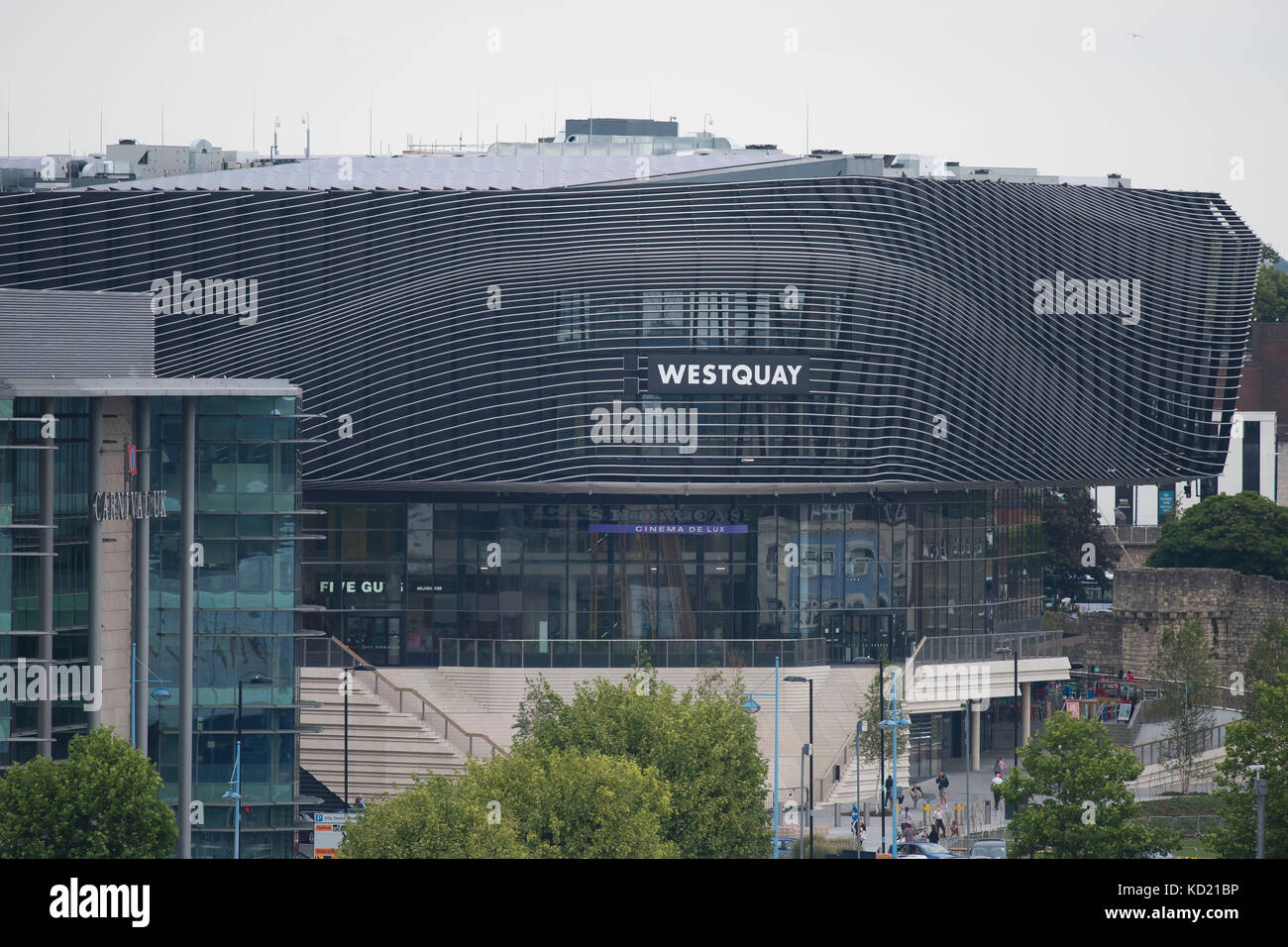General view of Westquay shopping centre in Southampton, England, UK ...
