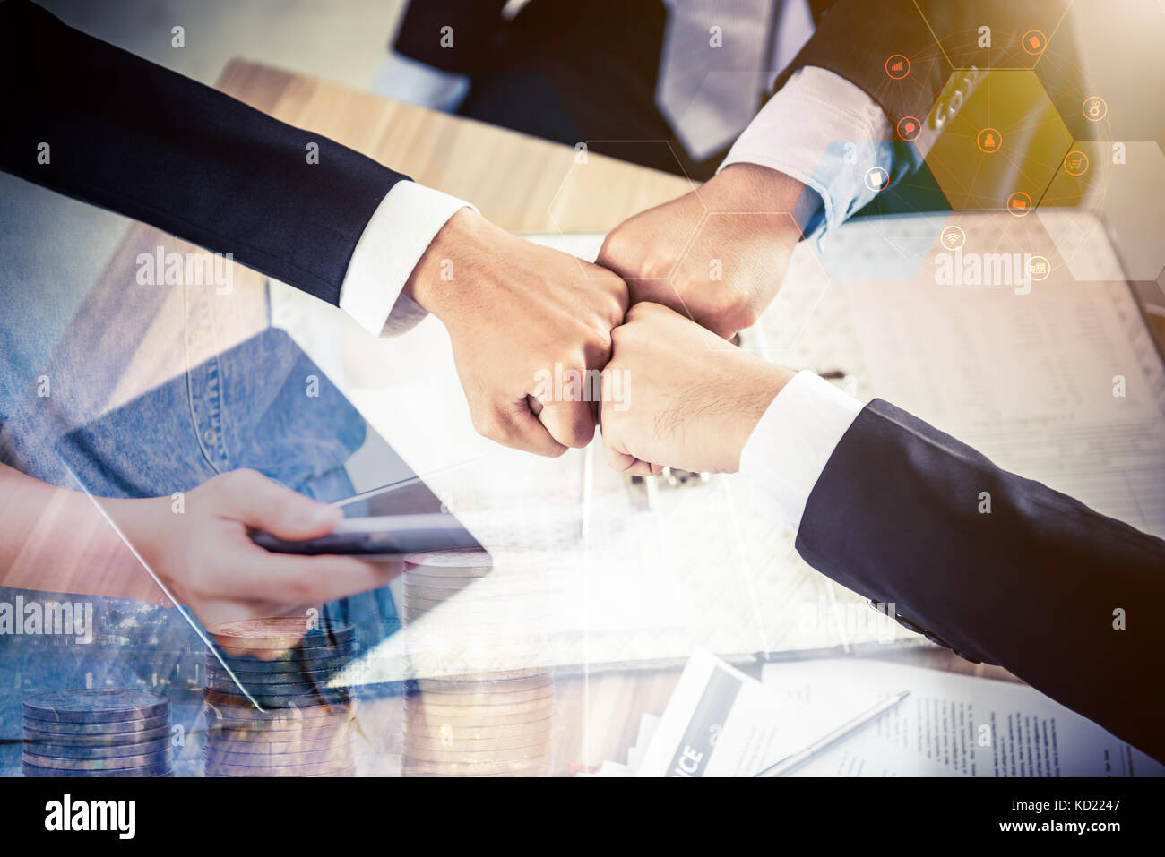 business and teamwork for achievement KPI and goal Stock Photo - Alamy