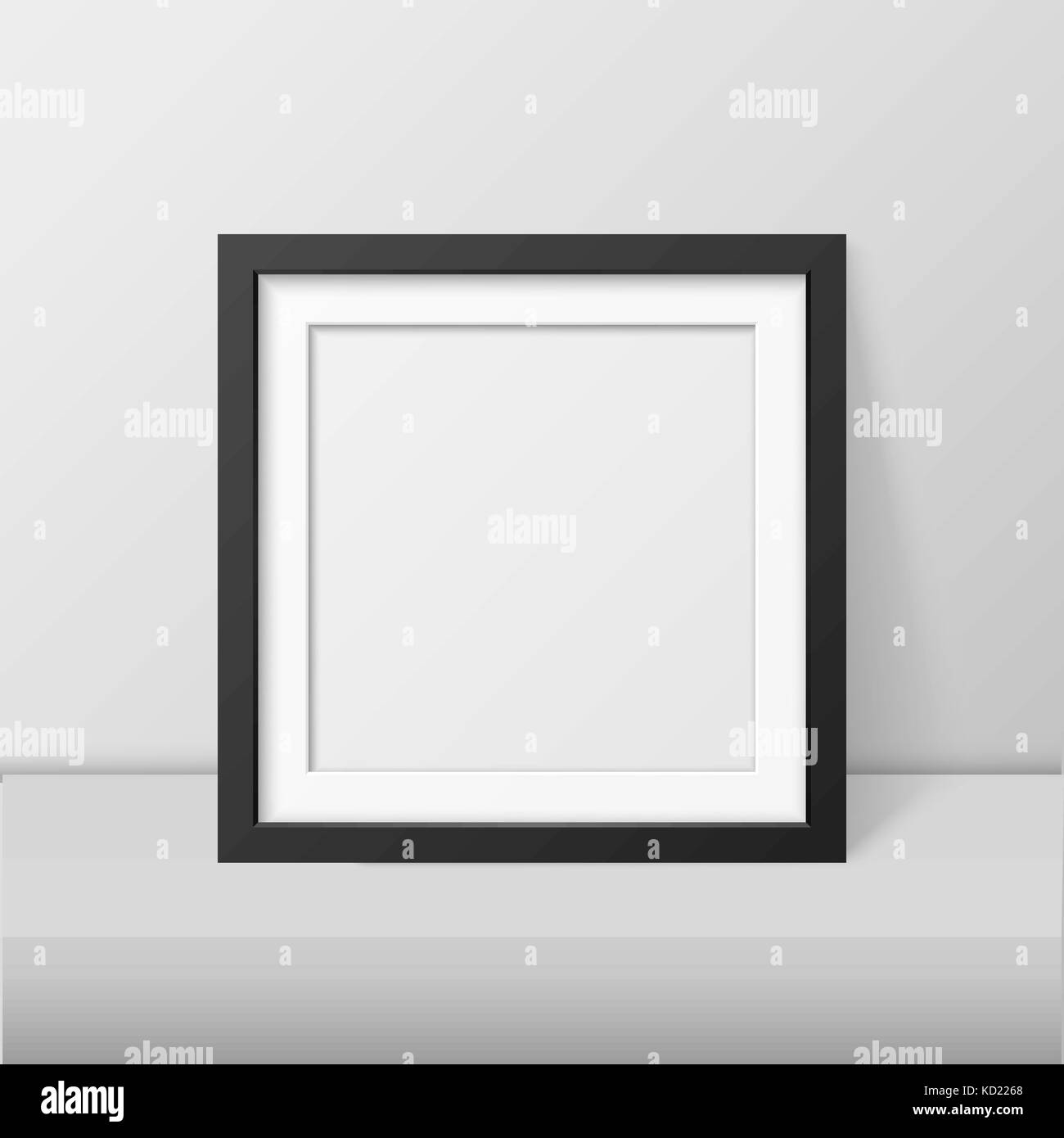 Picture frame gallery label wall Stock Vector Images - Alamy