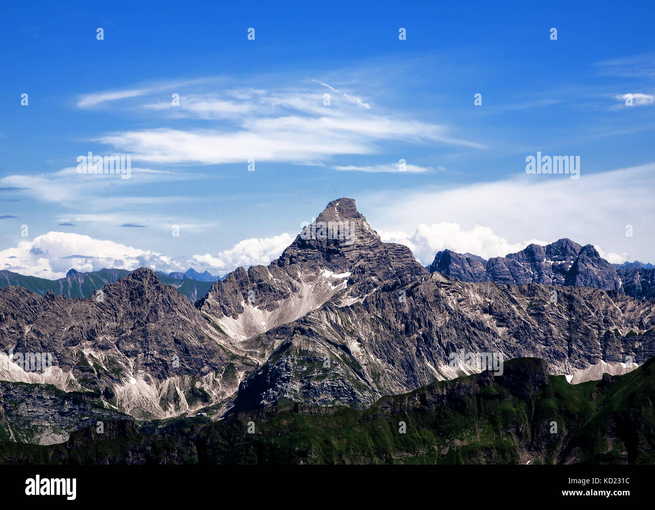 Allgäu Alps, Mount Hochvogel, Bavaria, Germany Stock Photo - Alamy