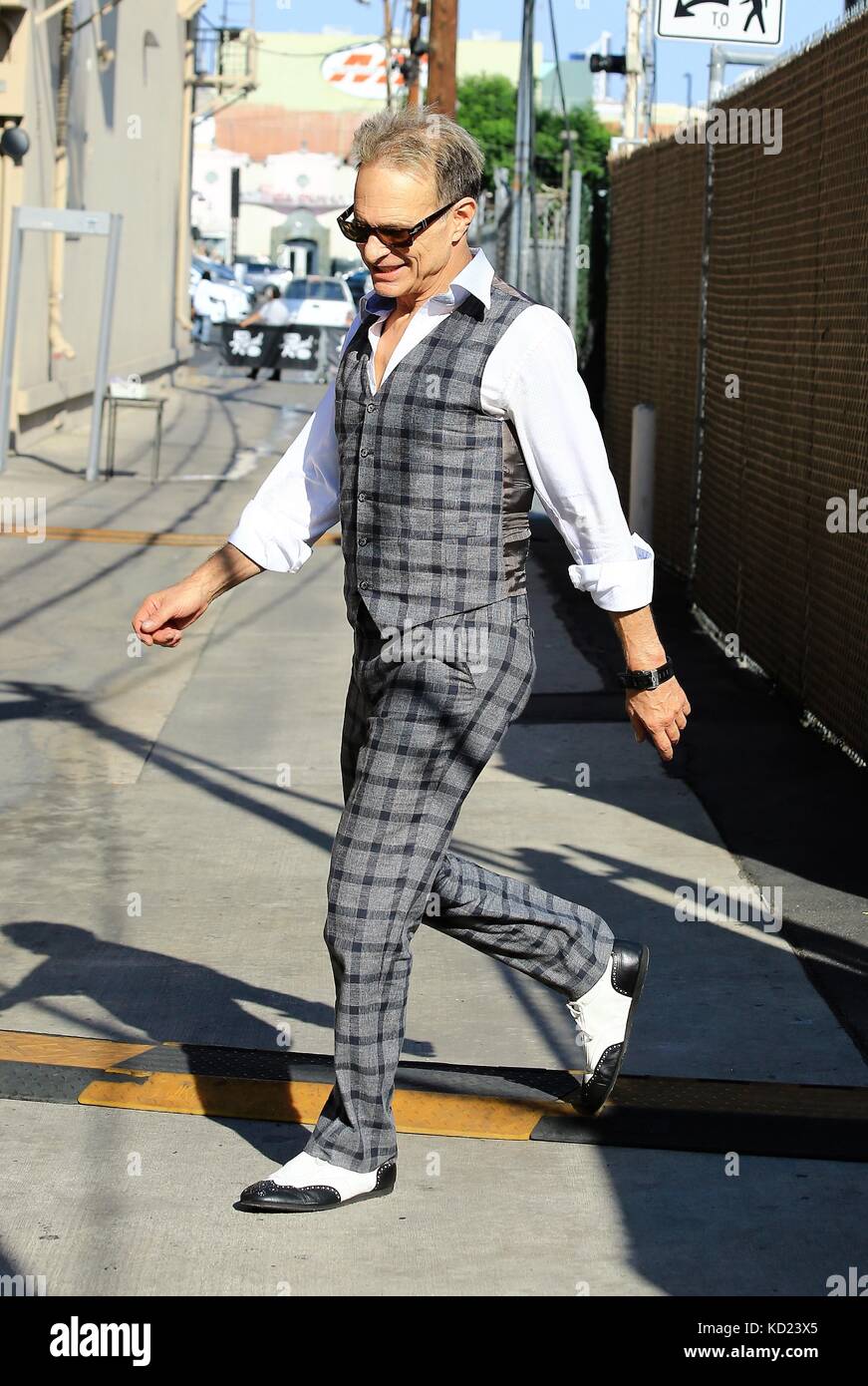 David Spade and David Lee Roth spotted hanging around the Jimmy Kimmel ...