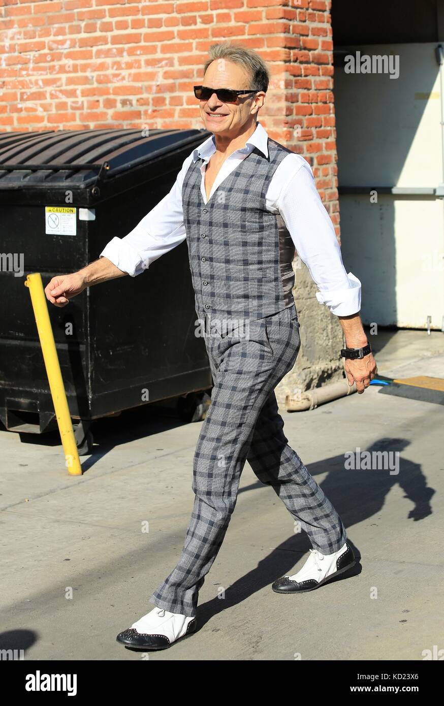 David Spade and David Lee Roth spotted hanging around the Jimmy Kimmel ...