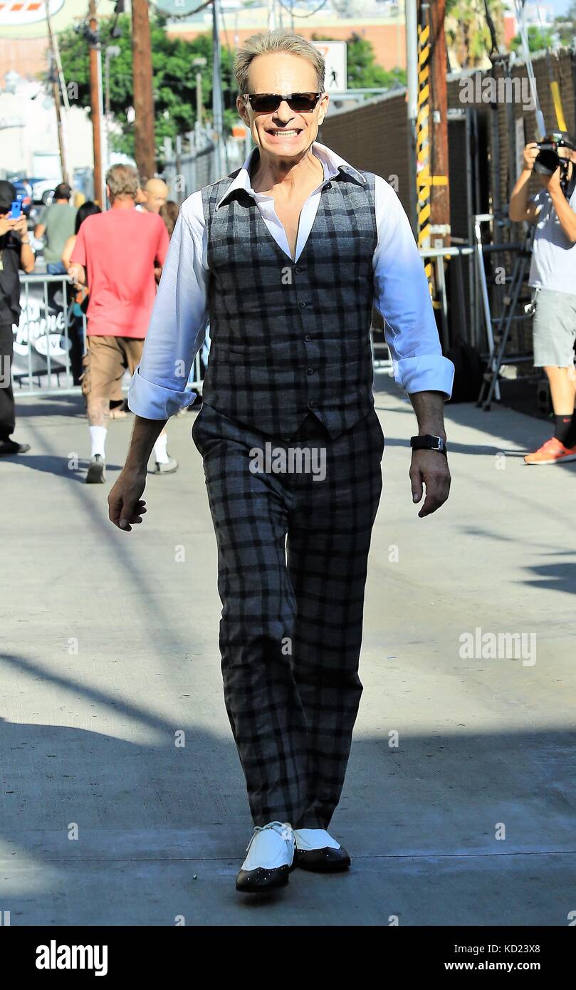 David Spade and David Lee Roth spotted hanging around the Jimmy Kimmel ...