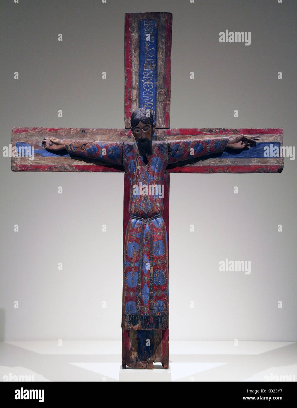 The Batllo Majesty The Majestat Batlló.12th AD century crucifix Stock ...