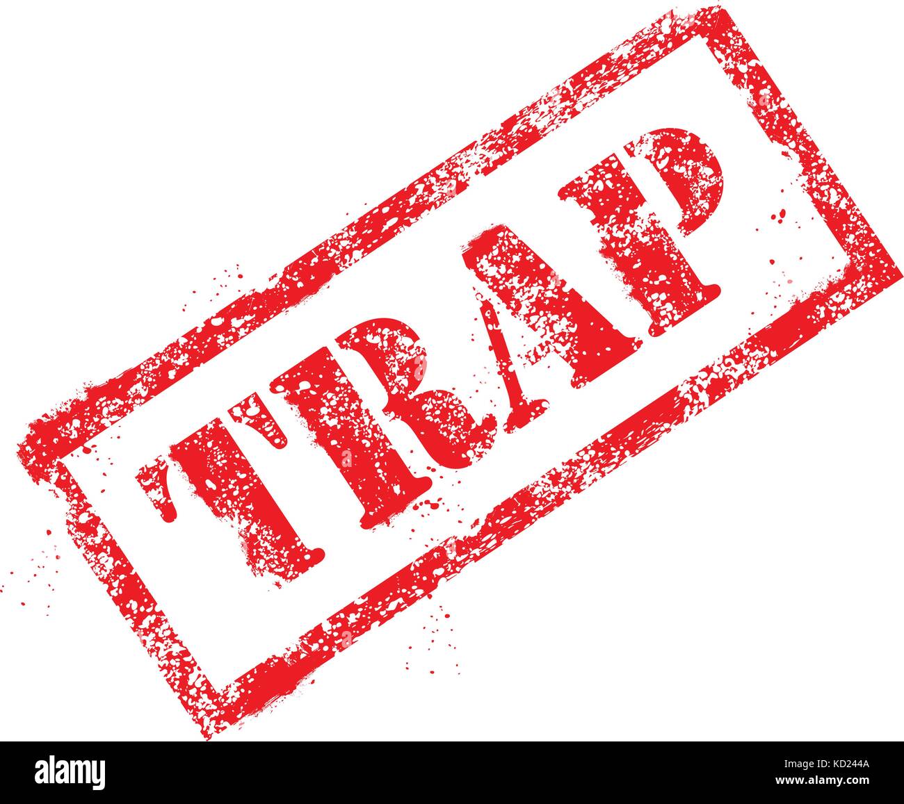 Grunge stamp with word TRAP - deadfall symbol Stock Vector Image & Art ...