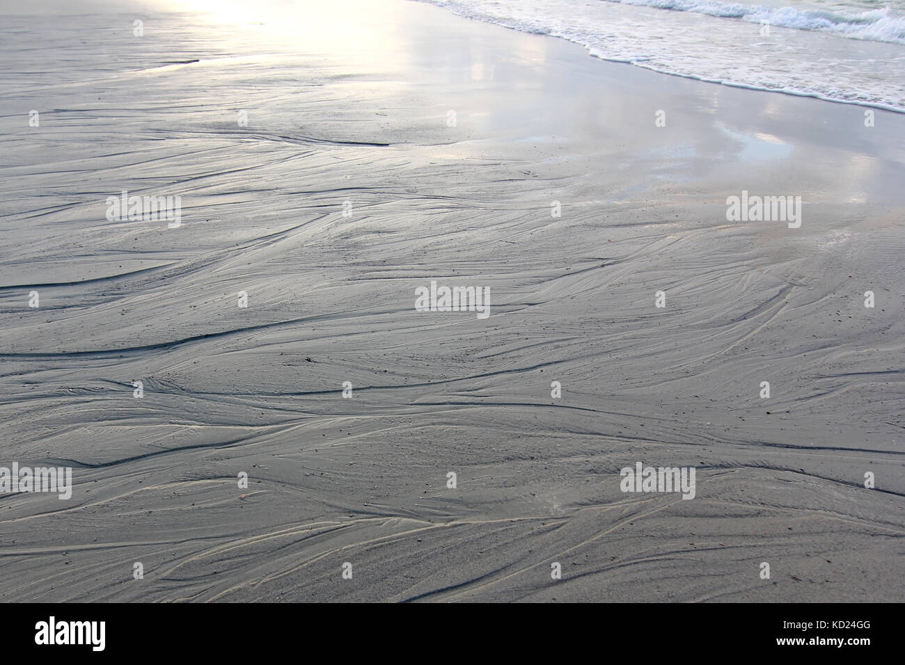 lines in sand beach as nature background Stock Photo - Alamy