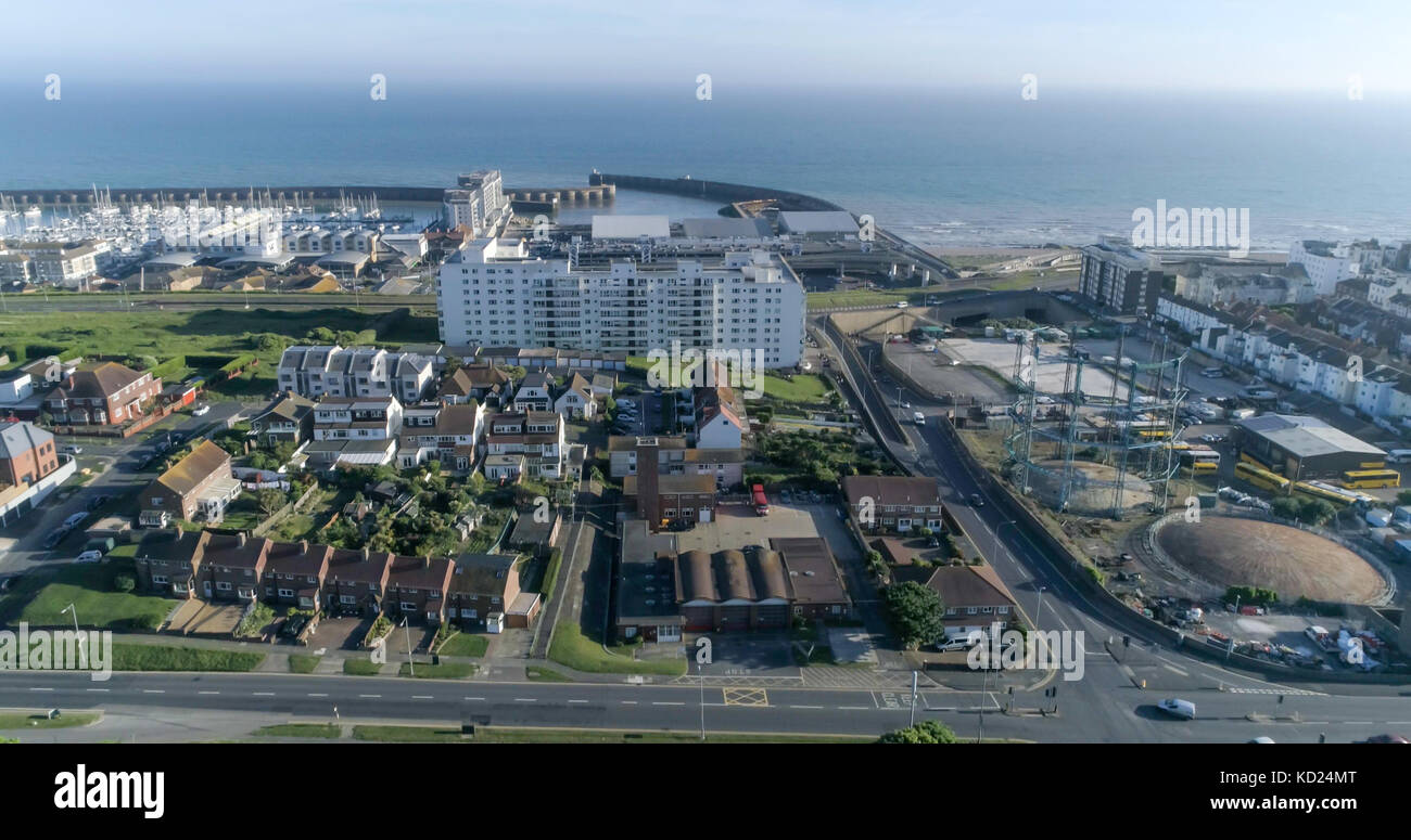 Aerial view brighton marina in hi-res stock photography and images - Alamy