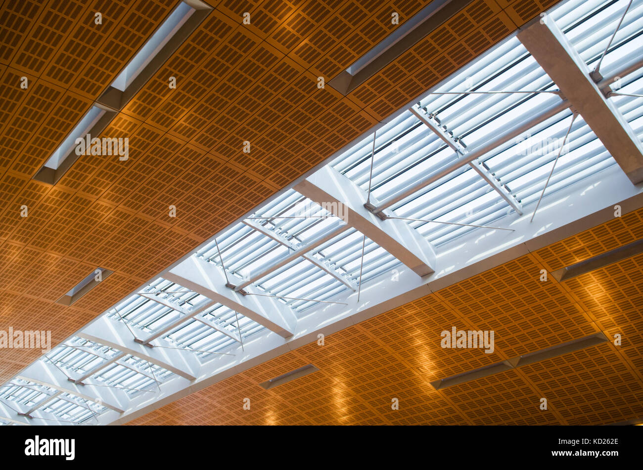 Ibn Battuta metro station ceiling details Dubai UAE Stock Photo - Alamy