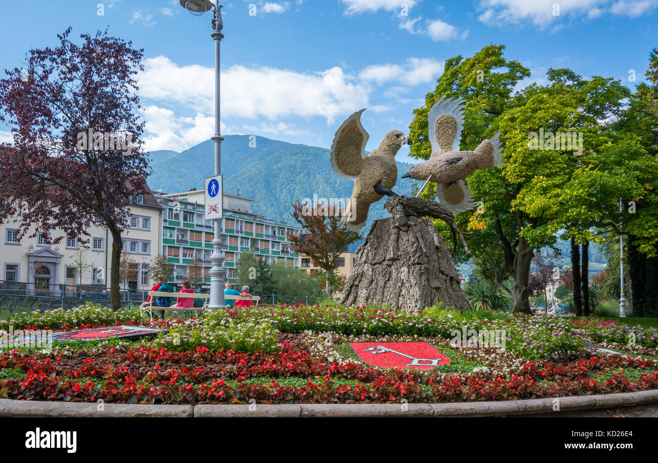 Merano in South Tyrol, a beautiful city of Trentino Alto Adige, View on ...