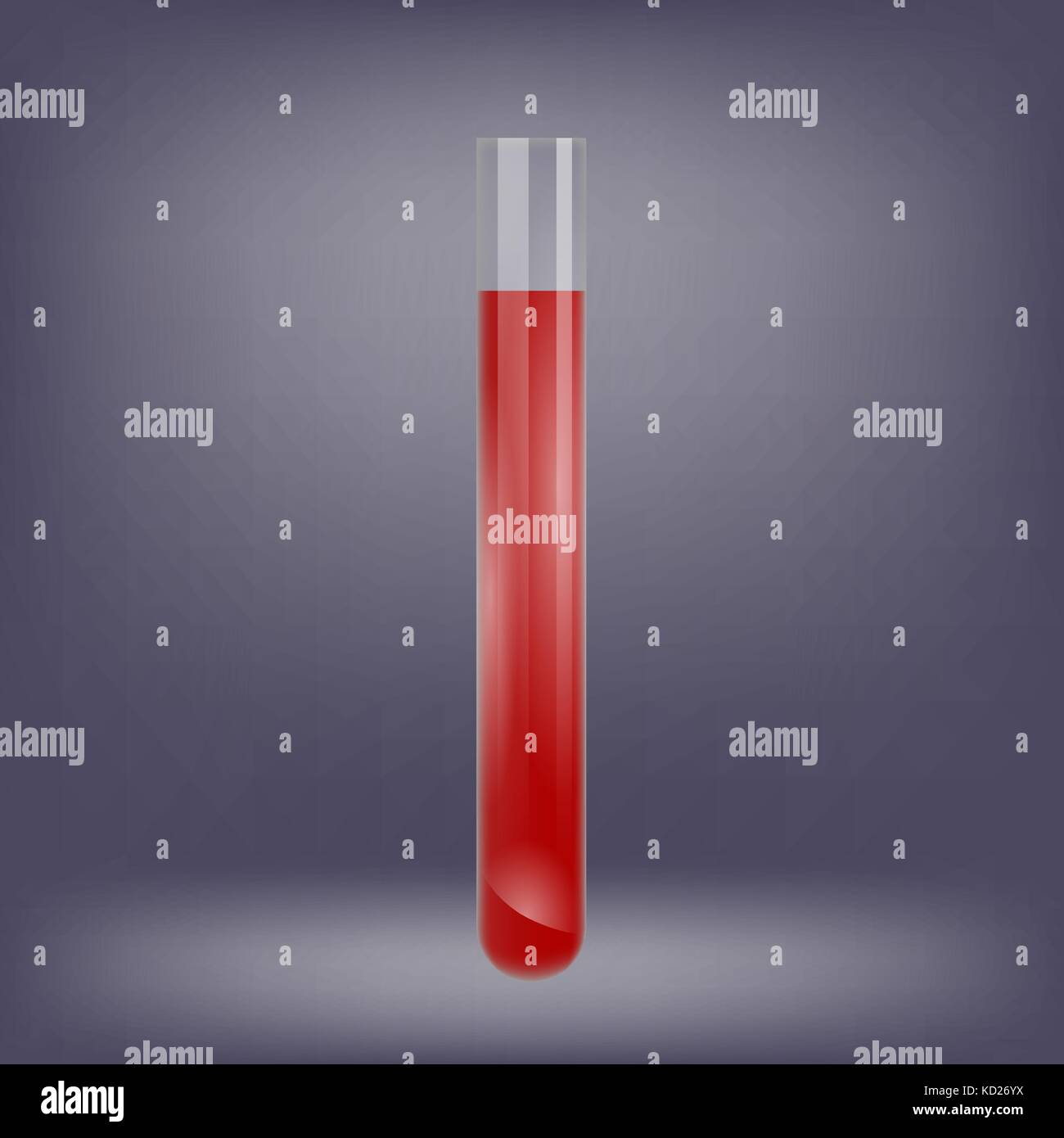 Blood plasma test tube Stock Vector Images - Alamy
