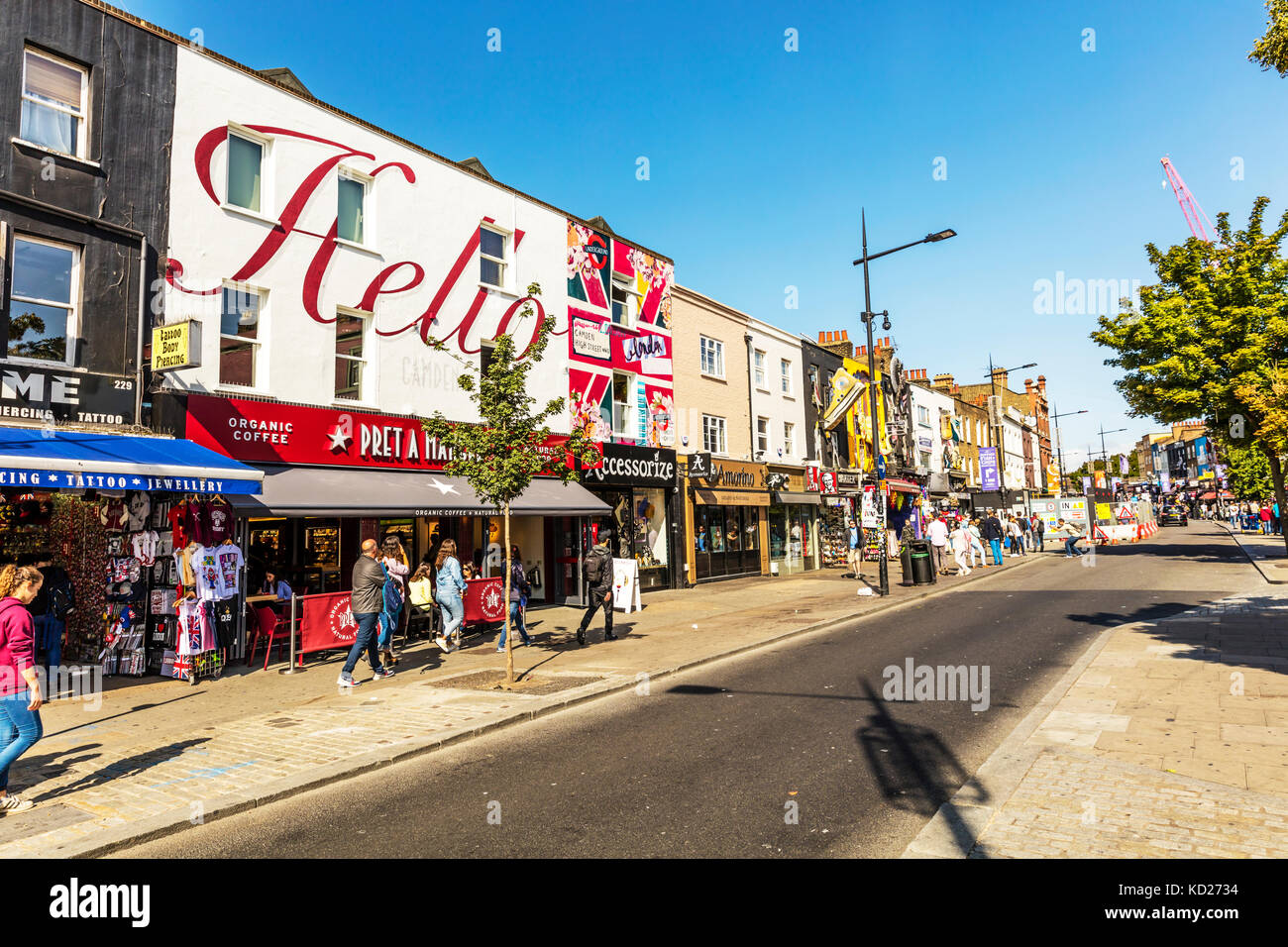Camden Town shops on High Street Camden London UK England, Shops at ...