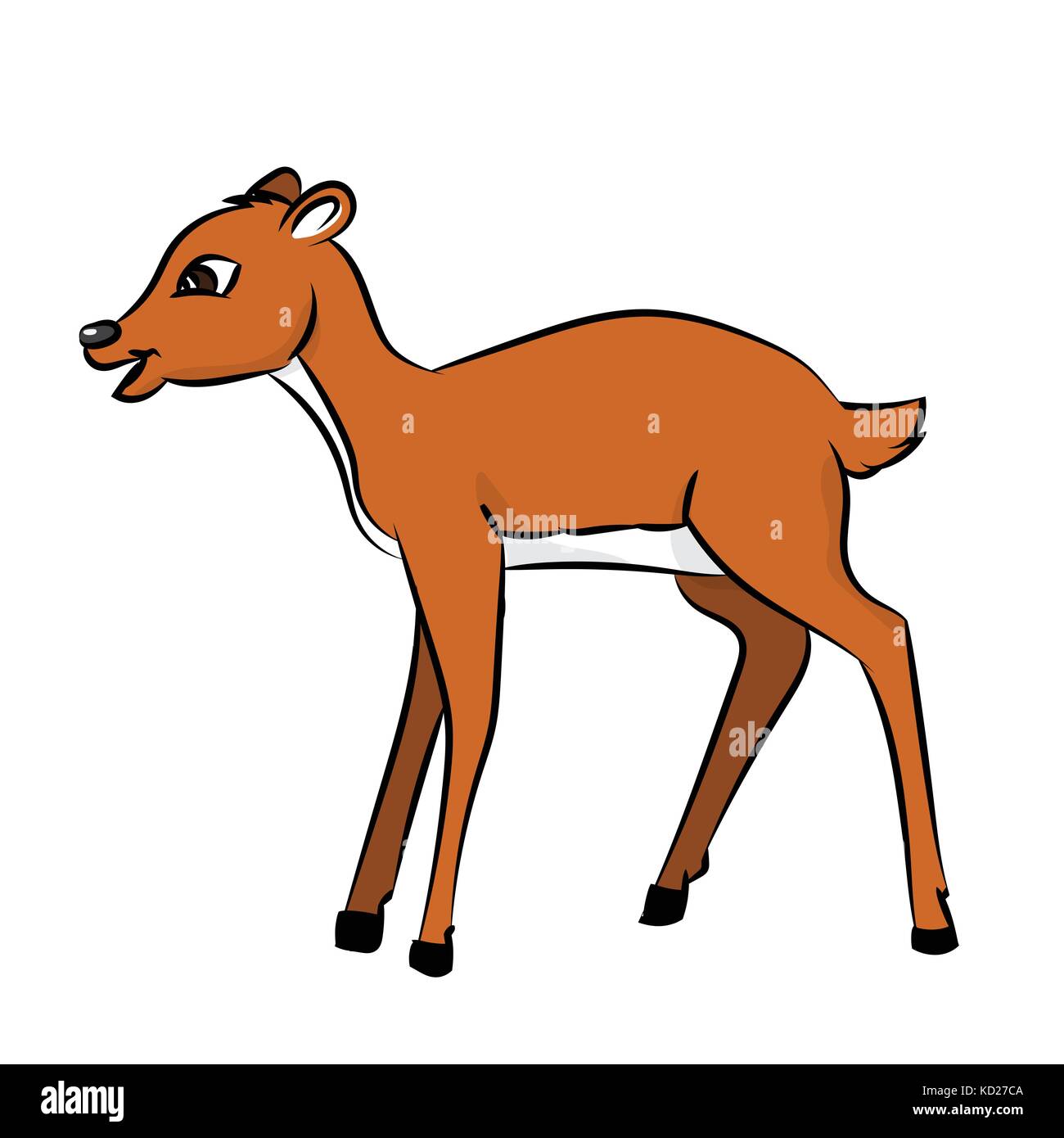 Reindeer wildlife cartoon Stock Vector Images - Alamy