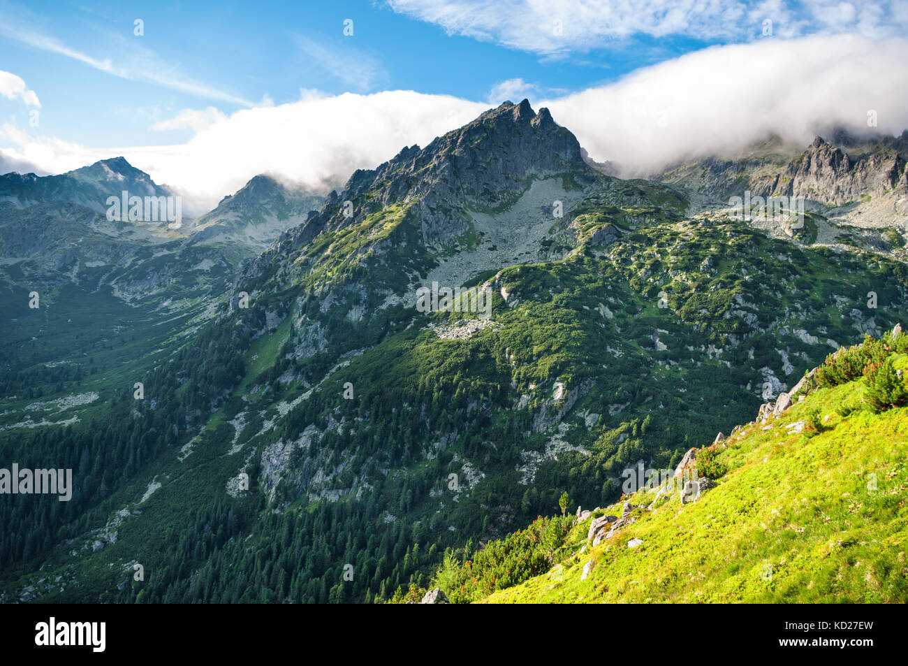 Mountains in High Tatras National Park, Slovakia Stock Photo - Alamy
