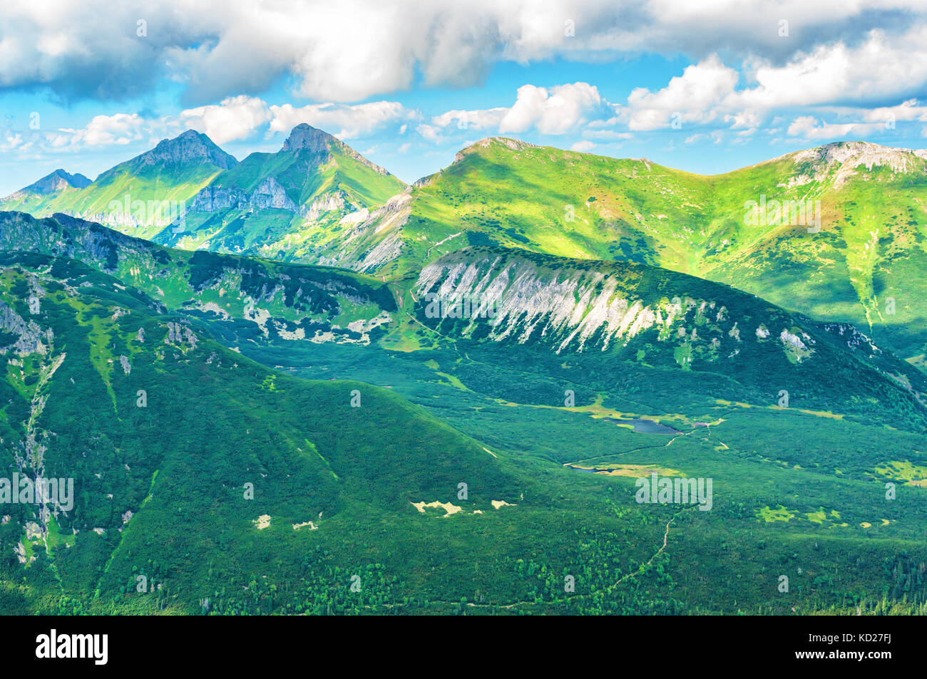 Mountains in High Tatras National Park, Slovakia Stock Photo - Alamy