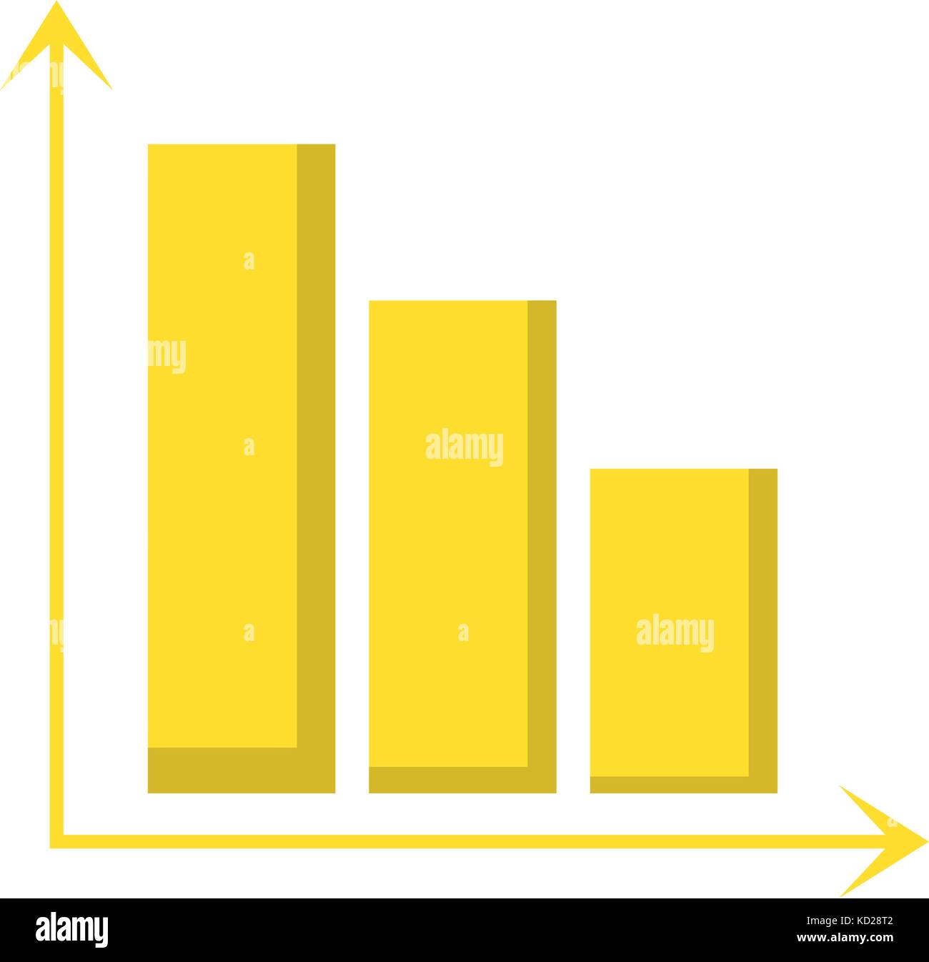 bar graphic icon over white background vector illustration Stock Vector ...