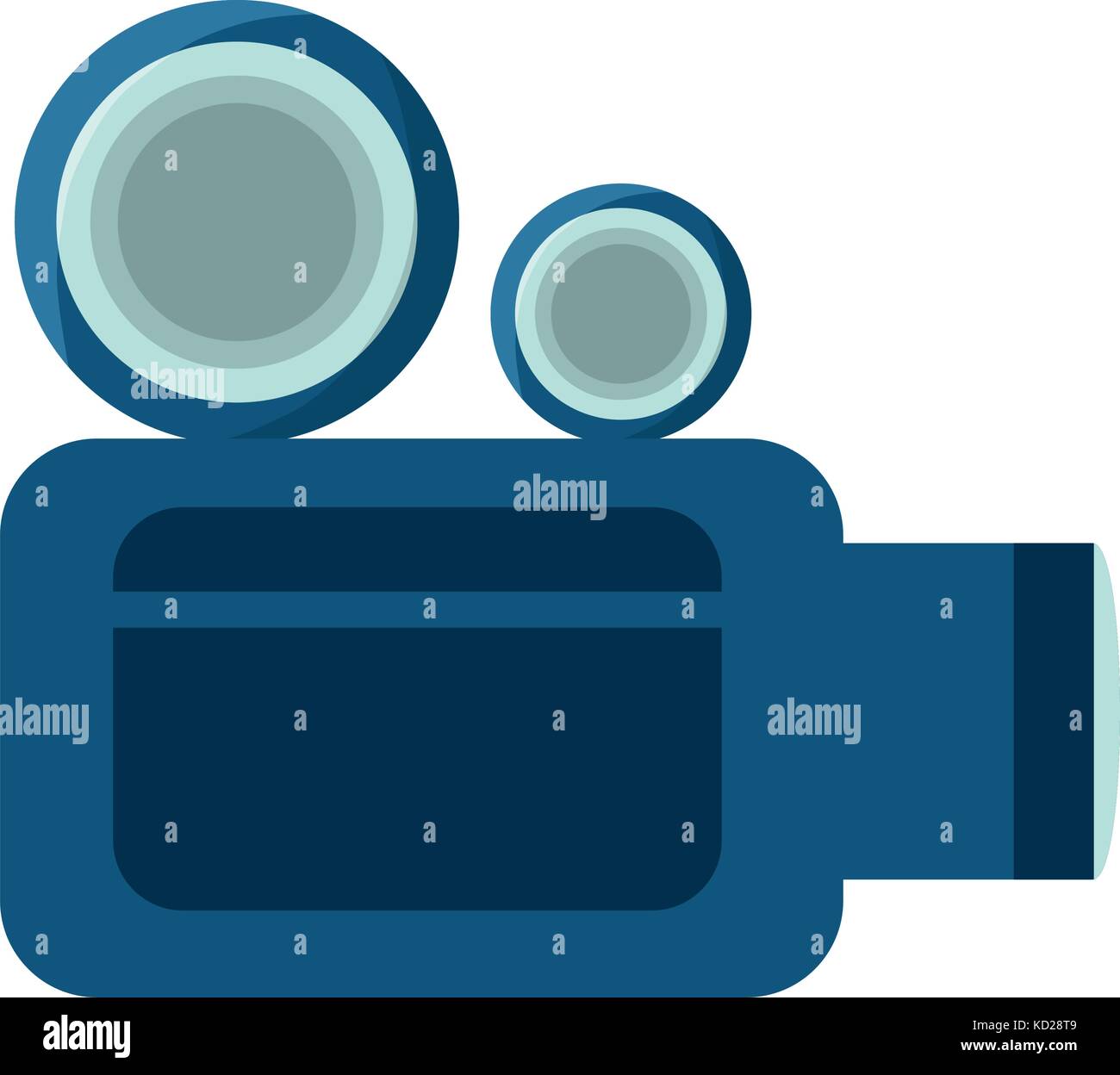 videocamera icon over white background vector illustration Stock Vector ...