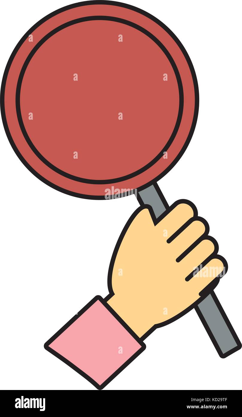 hand with road sign icon over white background vector illustration ...