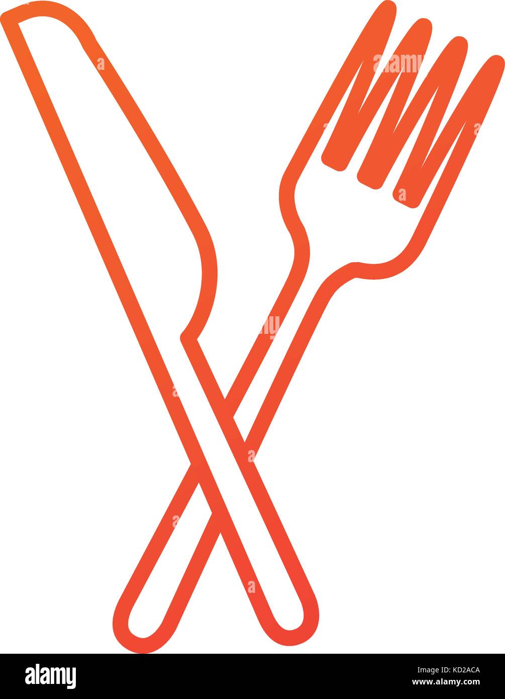 restaurant food fork and knife symbol Stock Vector Image & Art - Alamy