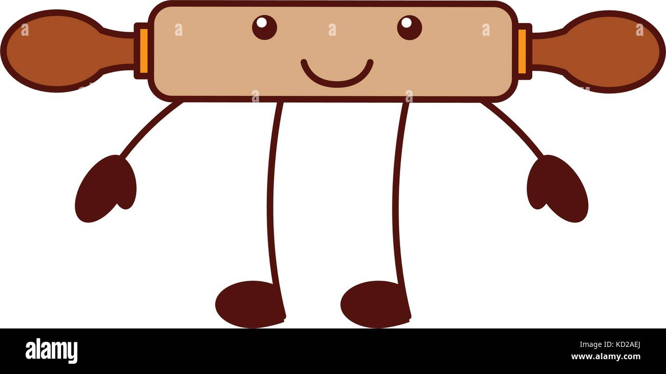 Cartoon rolling pin hi-res stock photography and images - Alamy