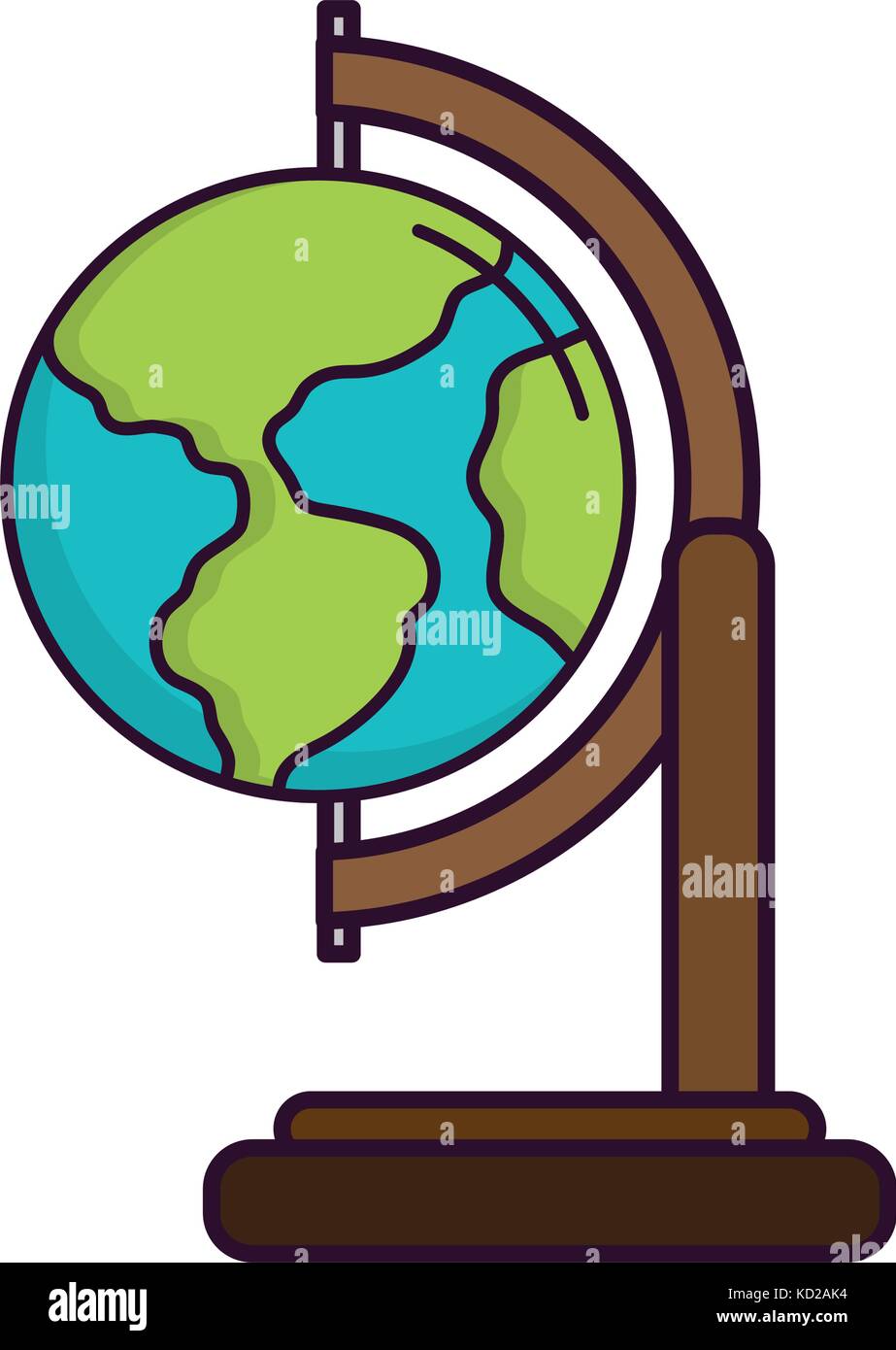 geography tool icon over white background vector illustration Stock ...