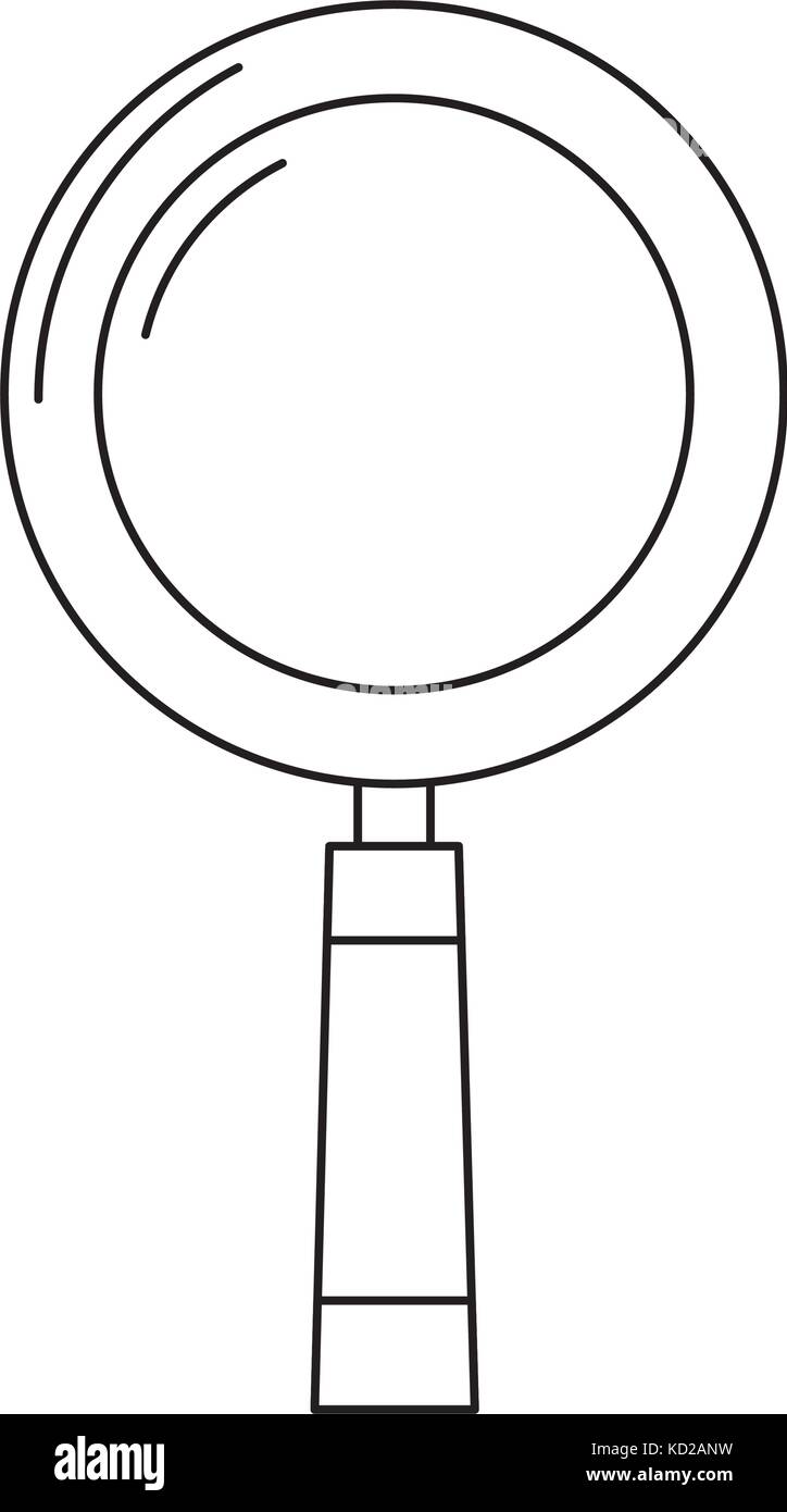 lupe icon over white background vector illustration Stock Vector Image ...