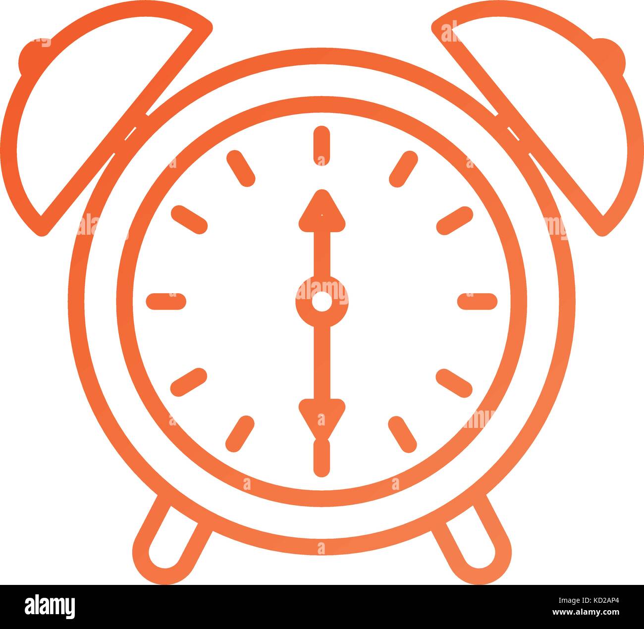 alarm clock time alert bell hour concept Stock Vector Image & Art - Alamy