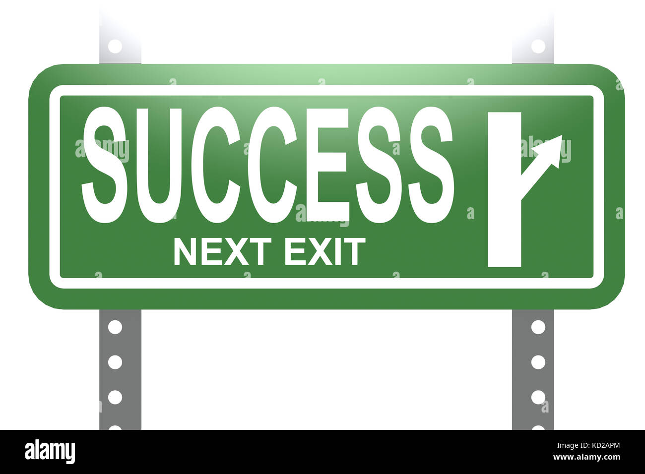 Success green sign board isolated image with hi-res rendered artwork ...