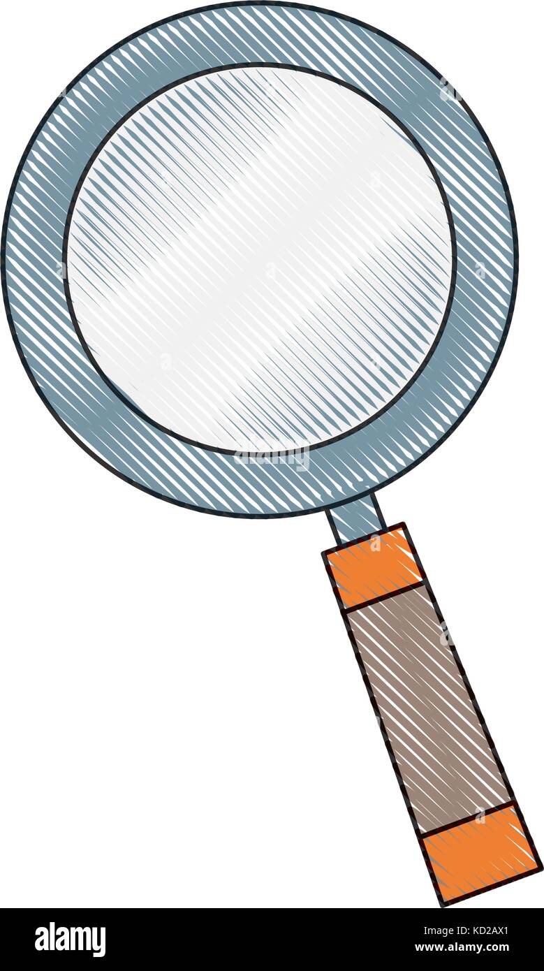 lupe icon over white background vector illustration Stock Vector Image ...