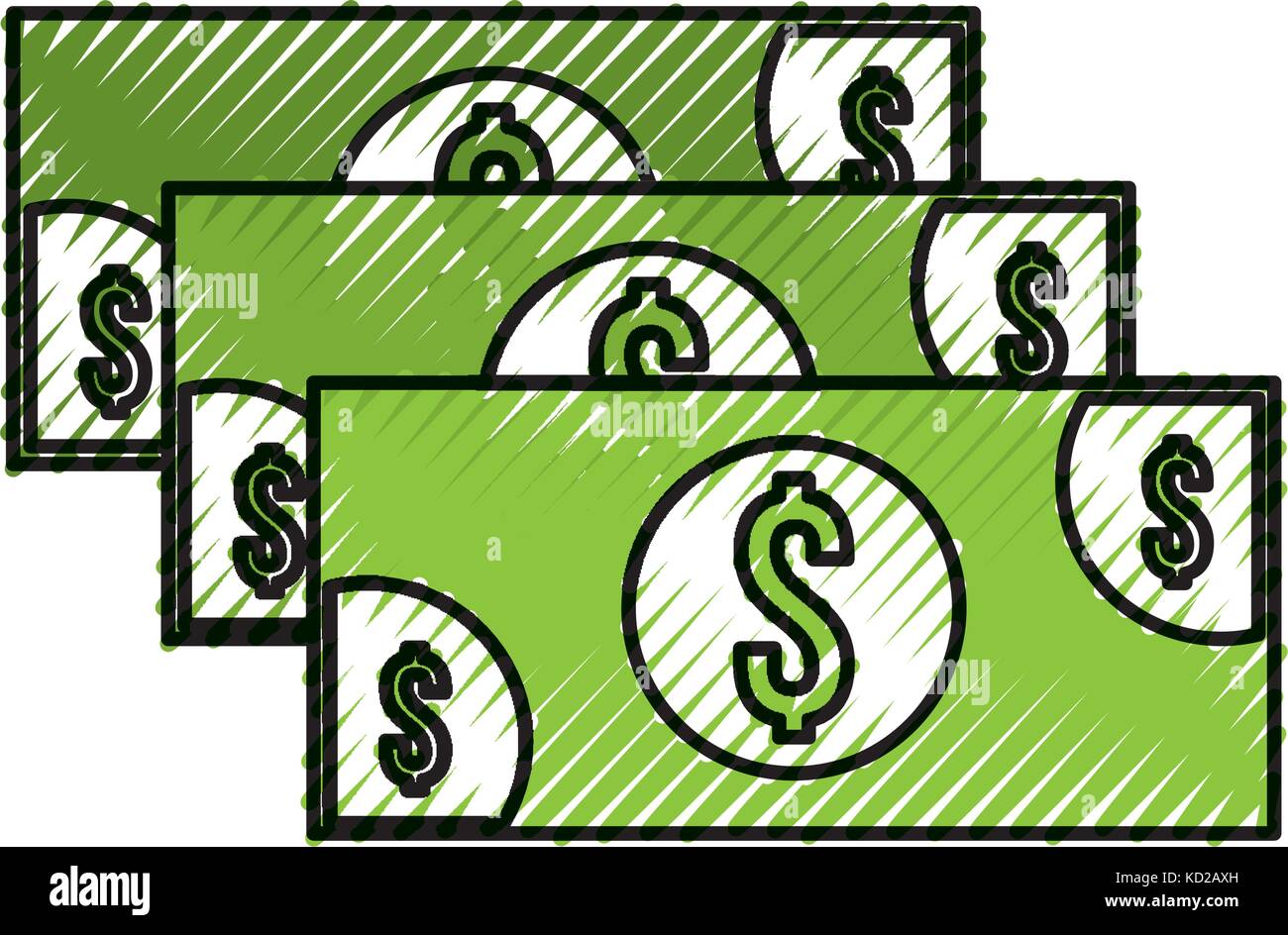 stack banknote cash money currency dollar Stock Vector Image & Art - Alamy