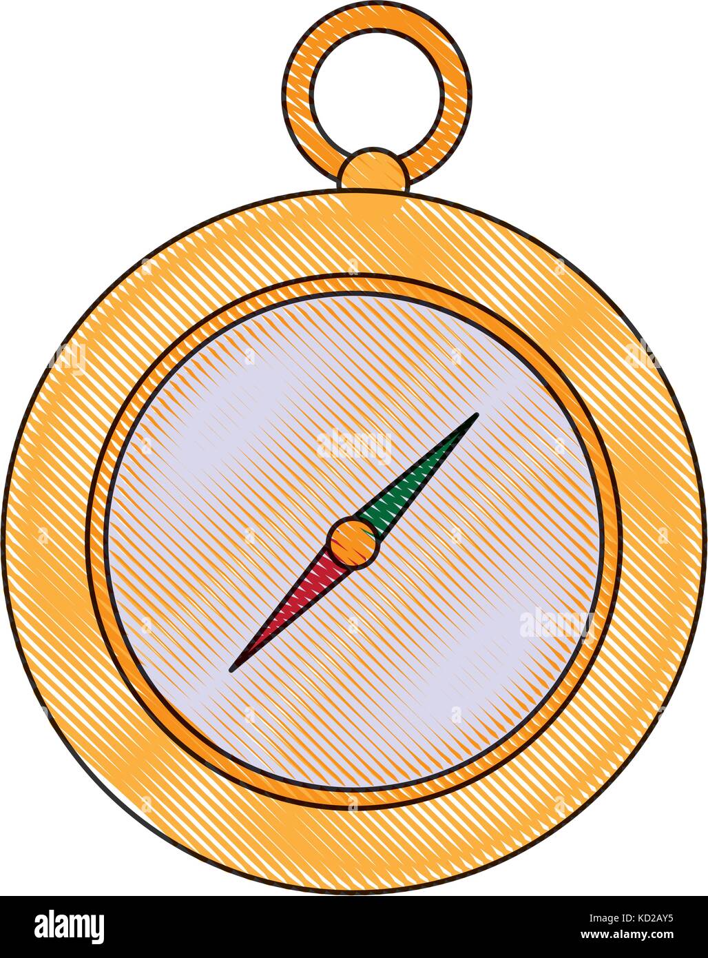 compass icon over white background vector illustration Stock Vector ...