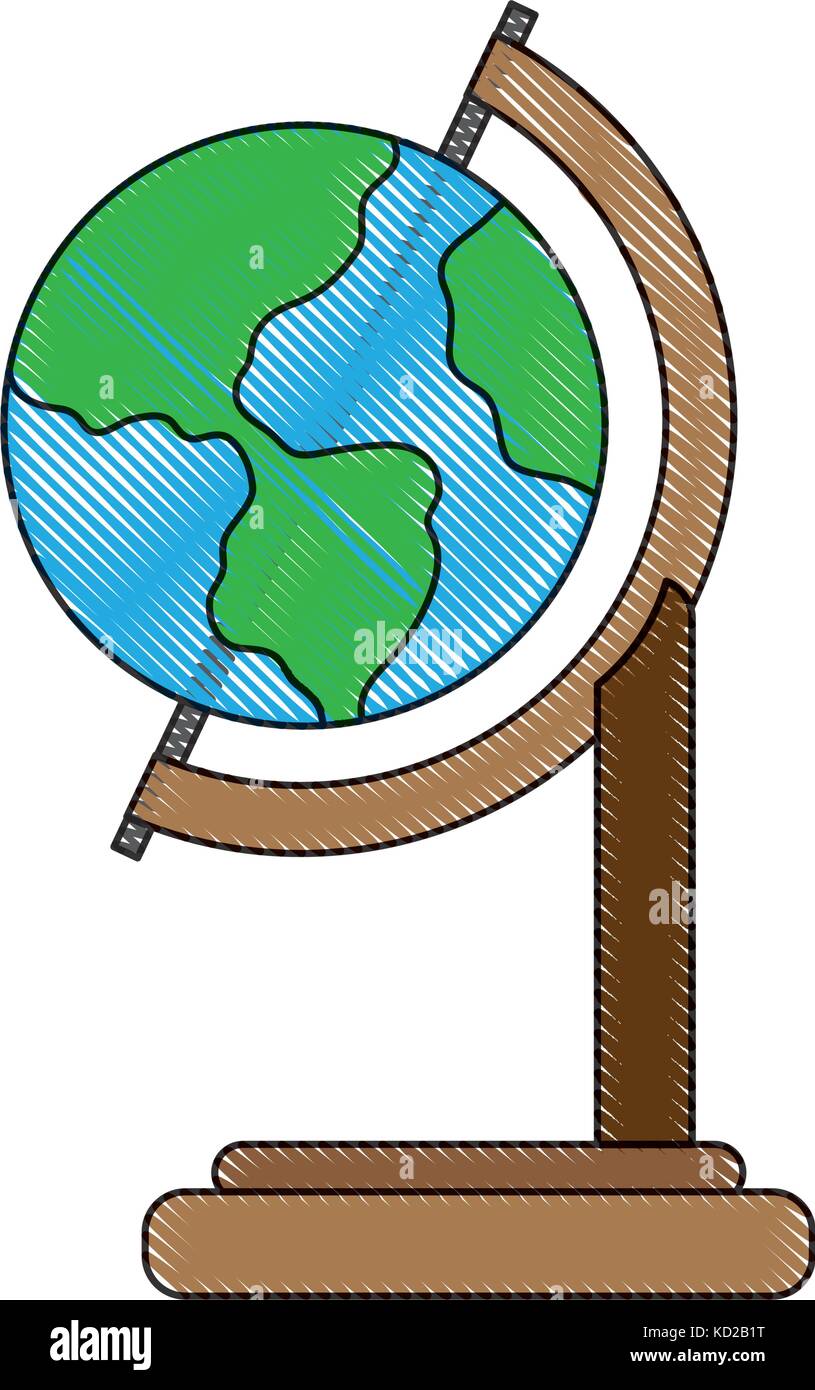 geography tool icon over white background vector illustration Stock ...