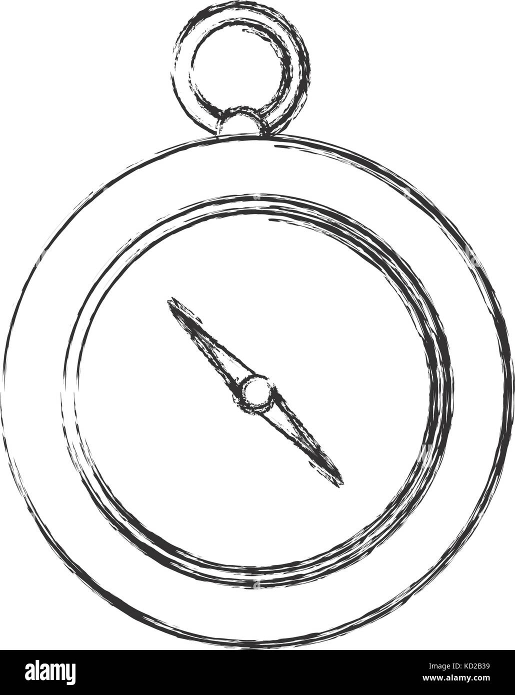 compass icon over white background vector illustration Stock Vector ...