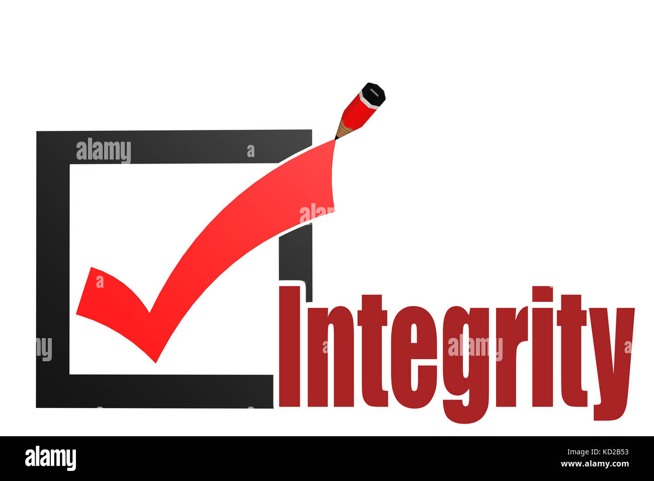 Integrity icon Cut Out Stock Images & Pictures - Alamy