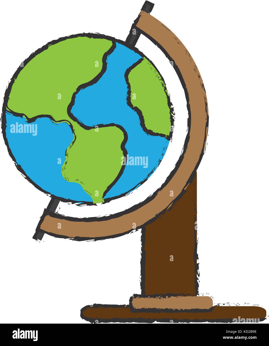 geography tool icon over white background vector illustration Stock ...