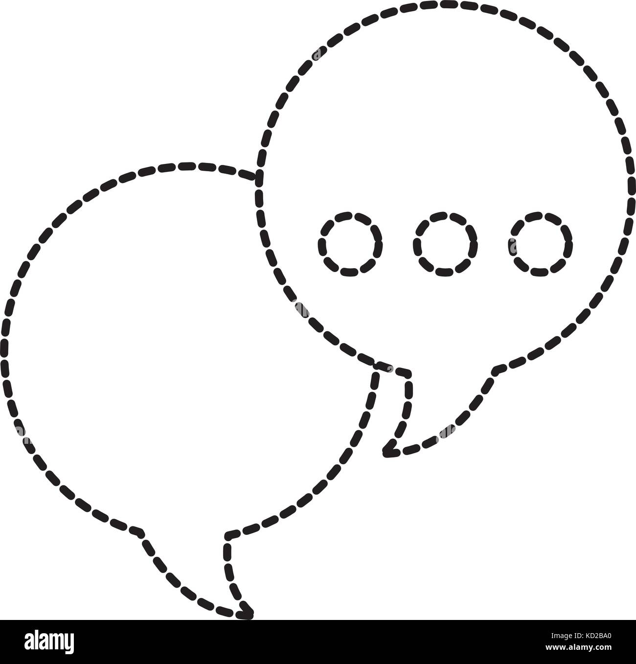 speech bubbles message conversation dialog Stock Vector Image & Art - Alamy