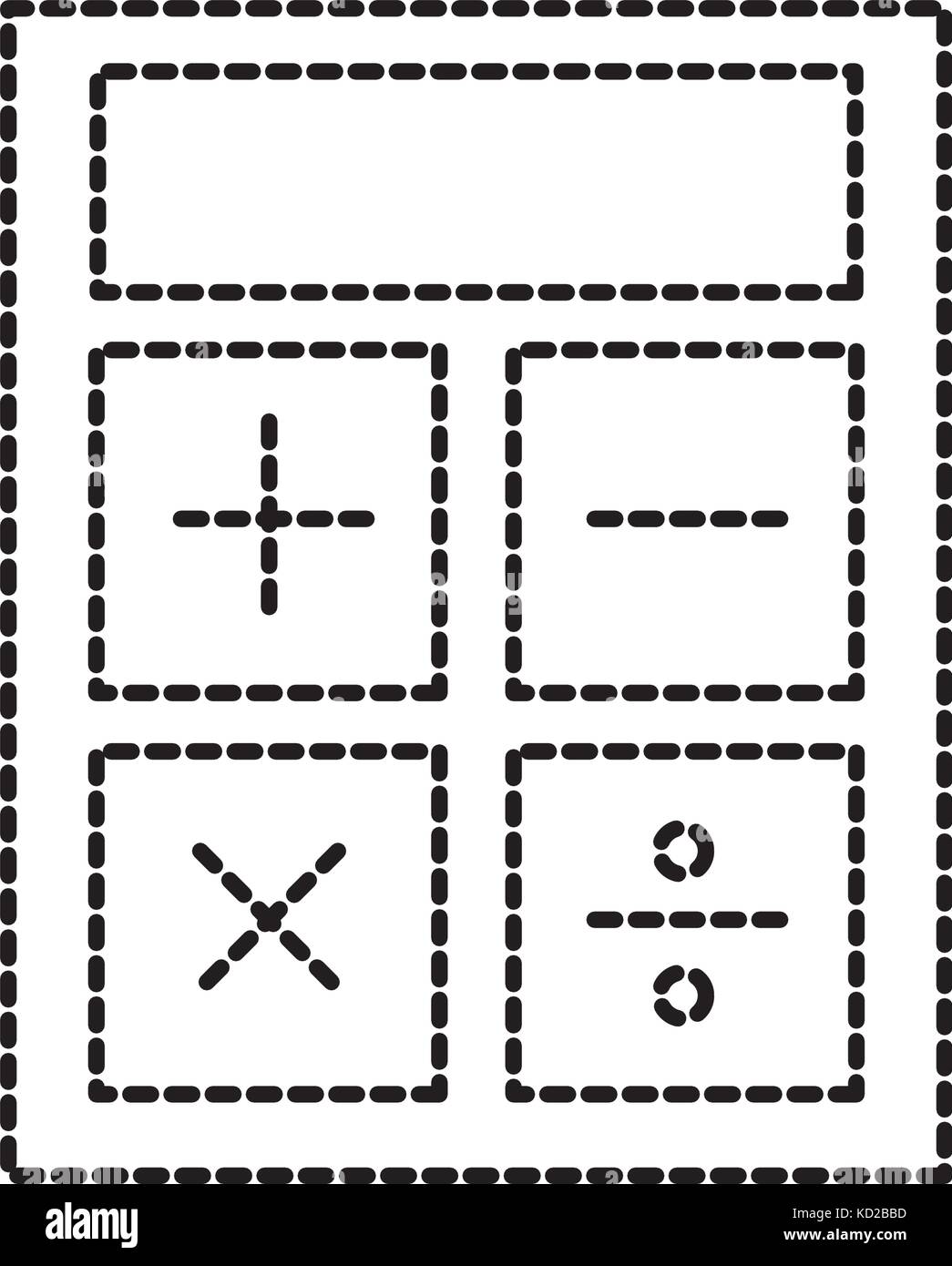 business calculator tool finance maths icon Stock Vector Image & Art ...