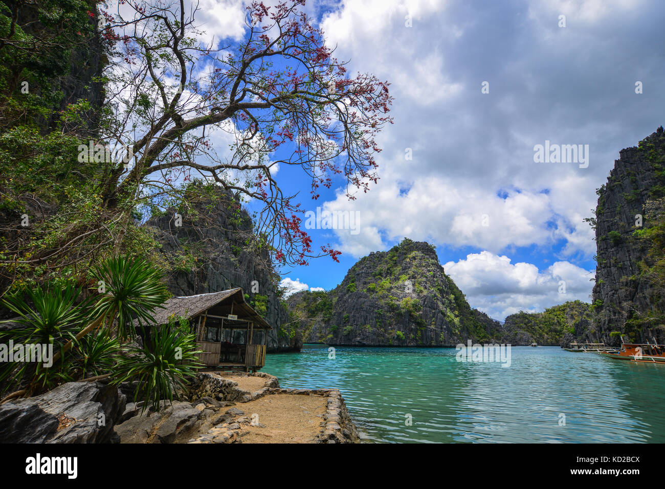 Seascape of Coron Island, Philippines. Coron is known for several ...