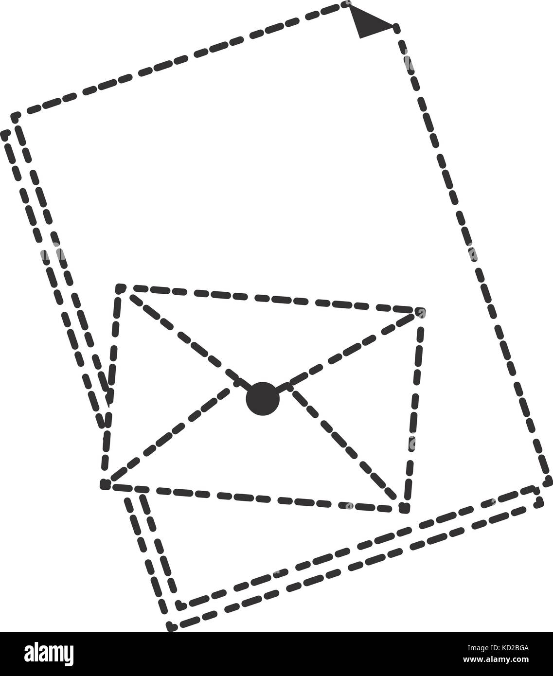 mail icon over white background vector illustration Stock Vector Image ...