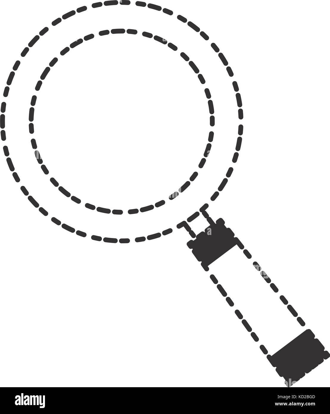 lupe icon over white background vector illustration Stock Vector Image ...