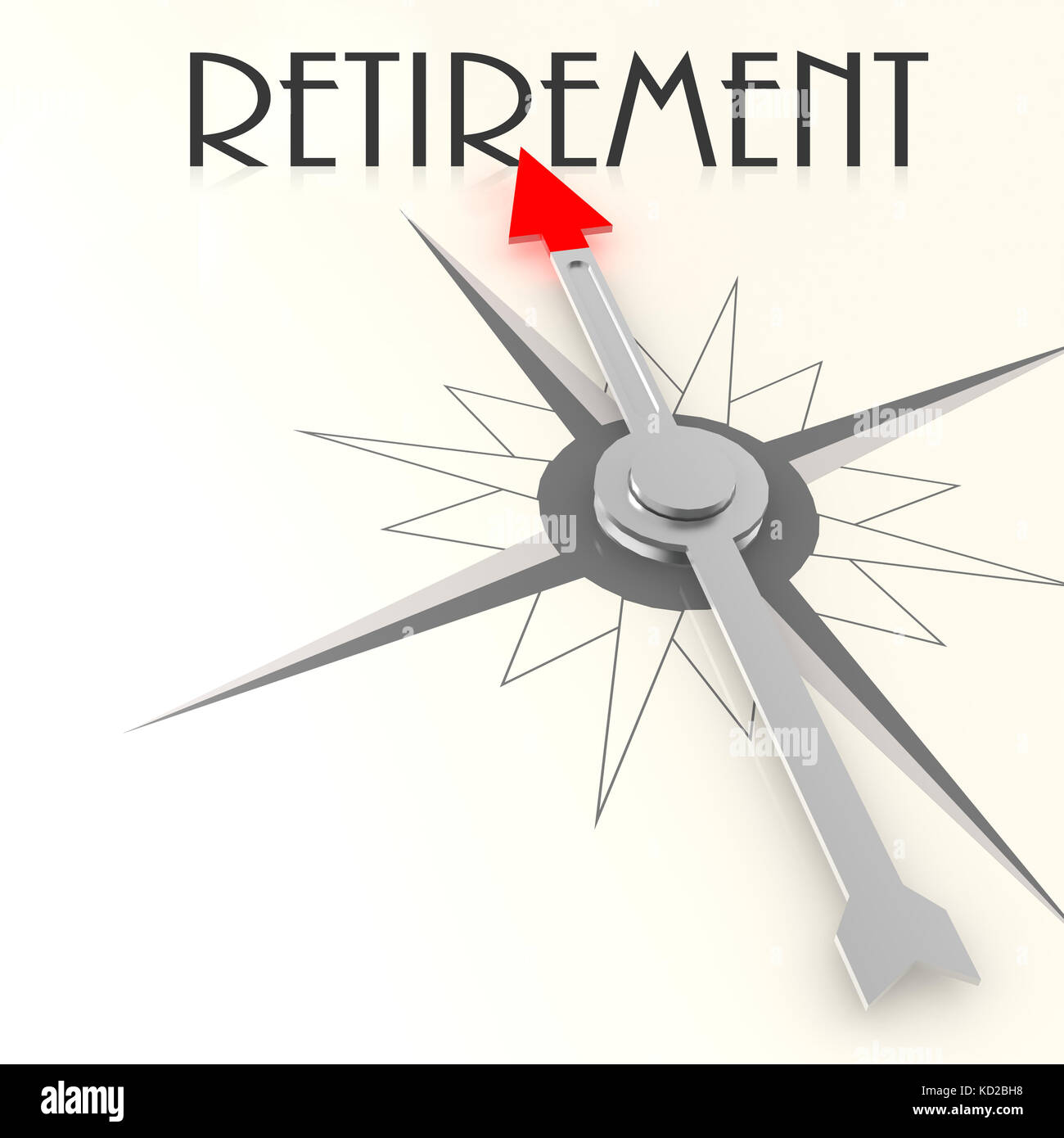 Compass with retirement word image with hi-res rendered artwork that ...
