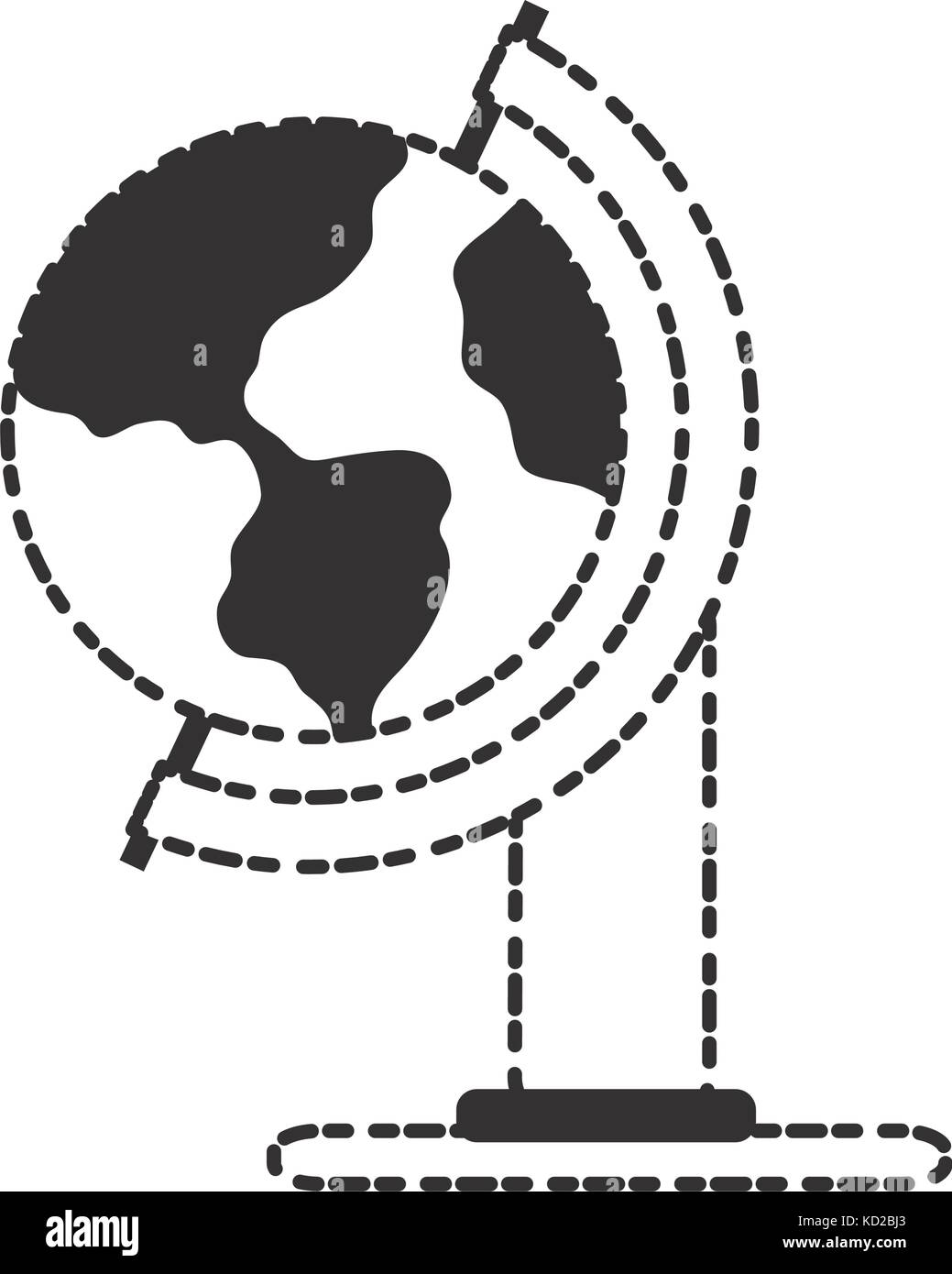 geography tool icon over white background vector illustration Stock ...