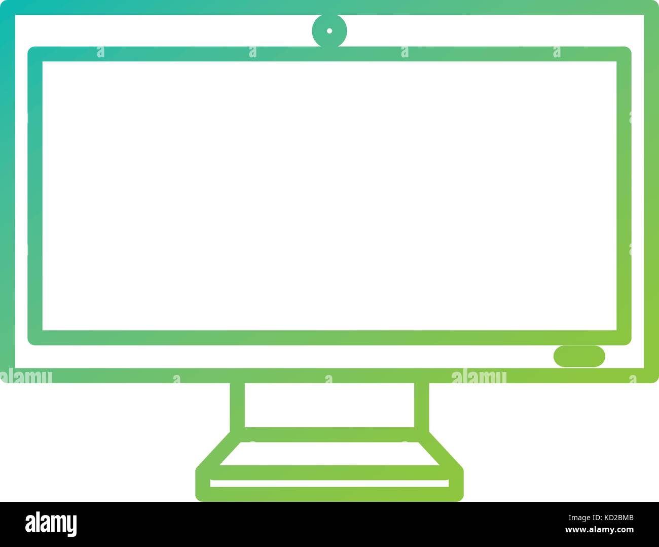 monitor screen pc device technology wireless Stock Vector Image & Art ...