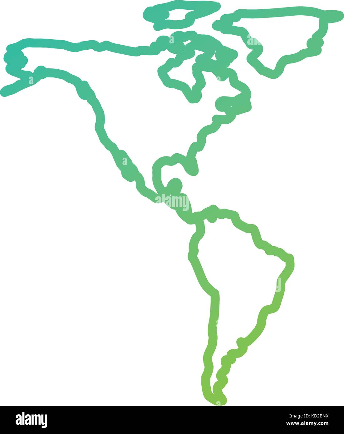 north and south america map communication network Stock Vector Image ...