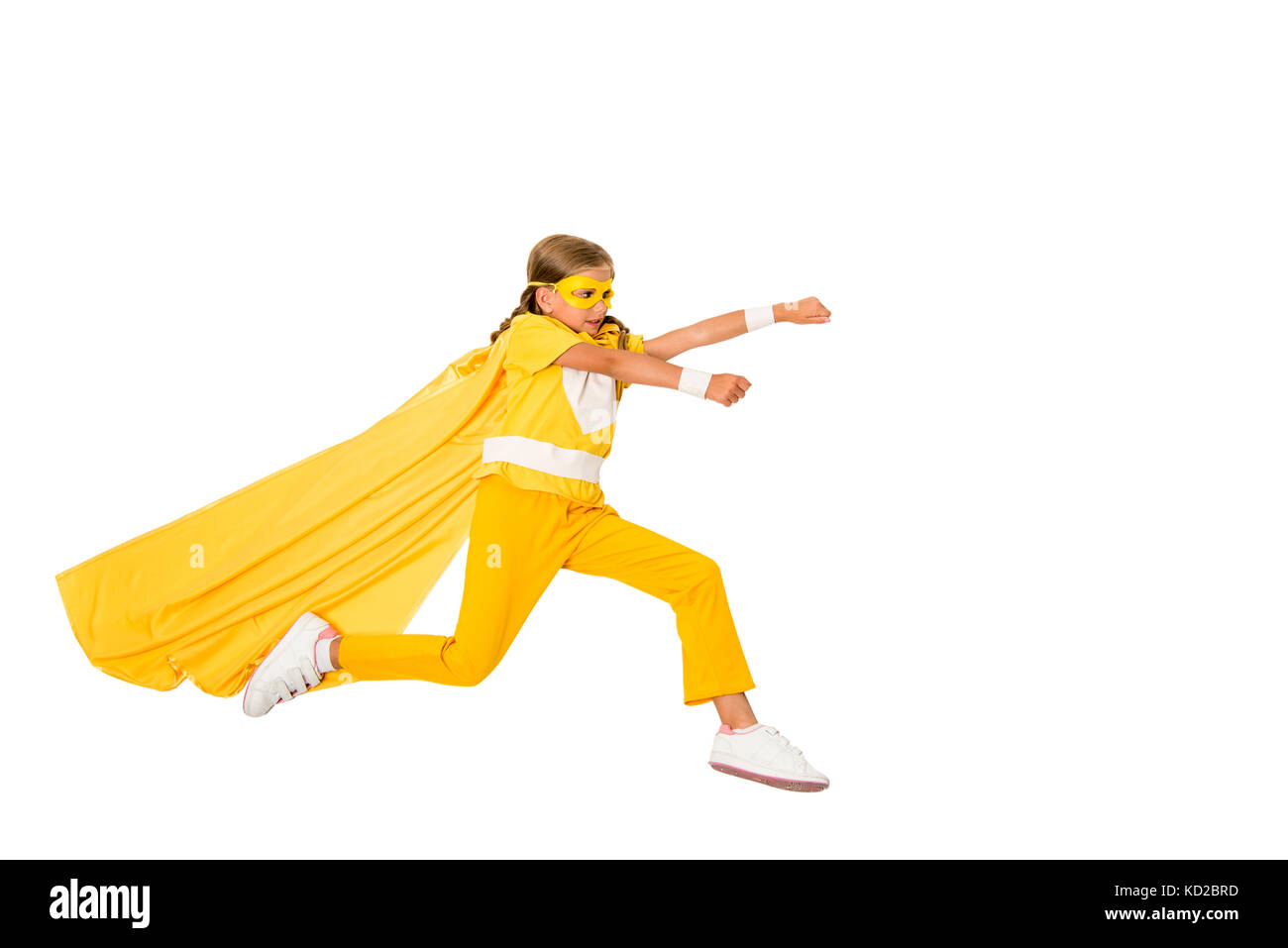 Superhero kid running Cut Out Stock Images & Pictures - Alamy